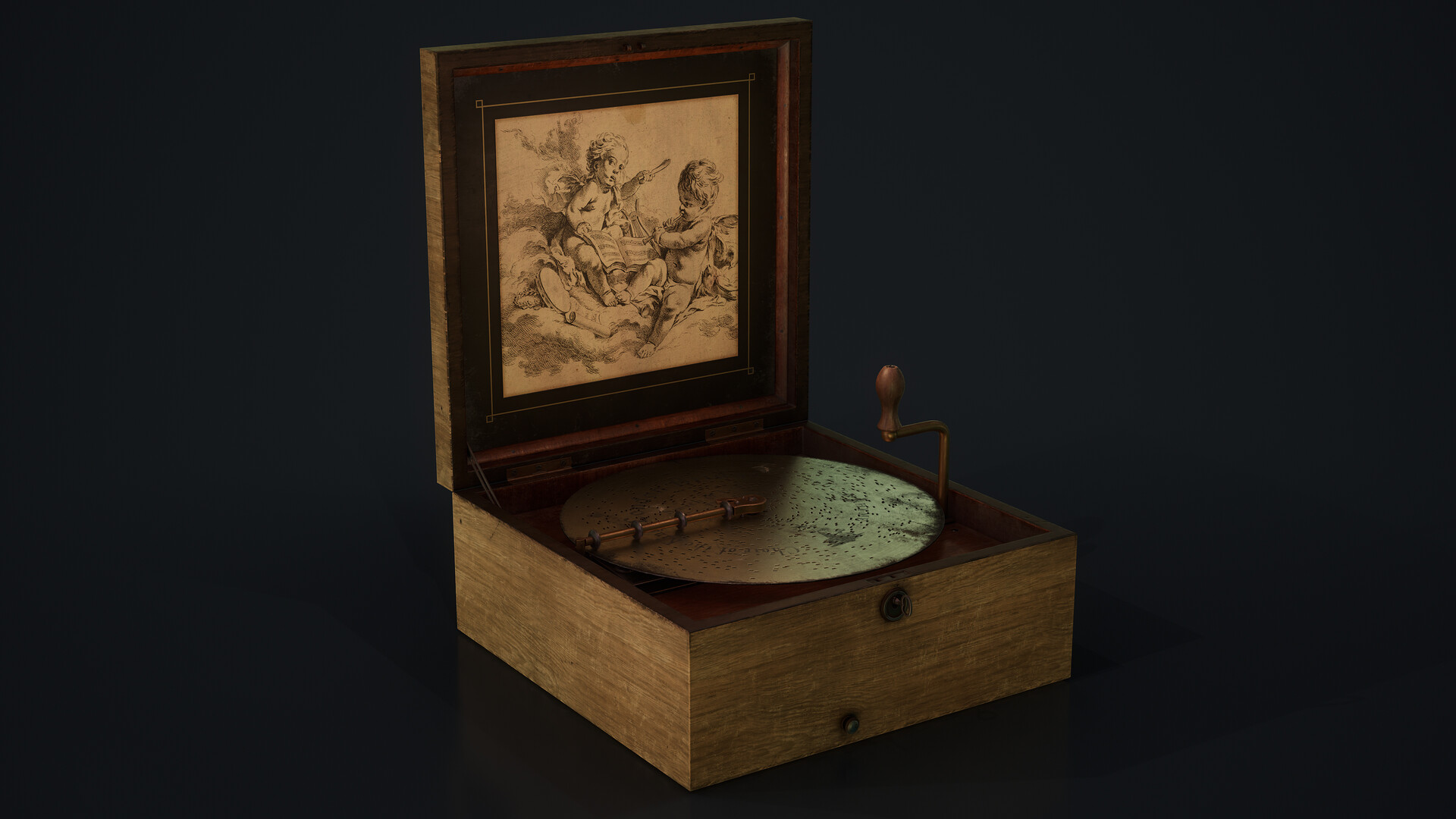 ArtStation - Old Music Box (Polyphon)