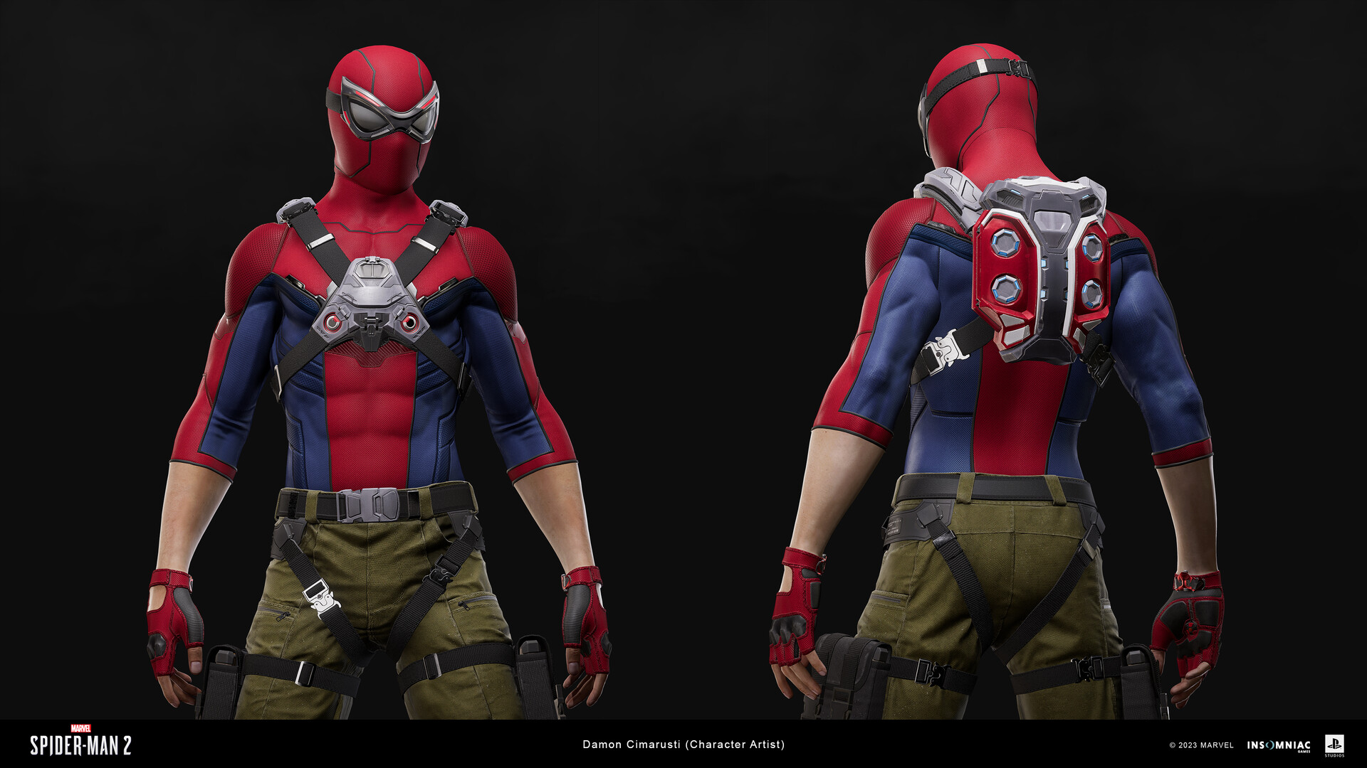 Damon Cimarusti - Marvel's Spider-Man 2 - Secret Wars Civil War Suit