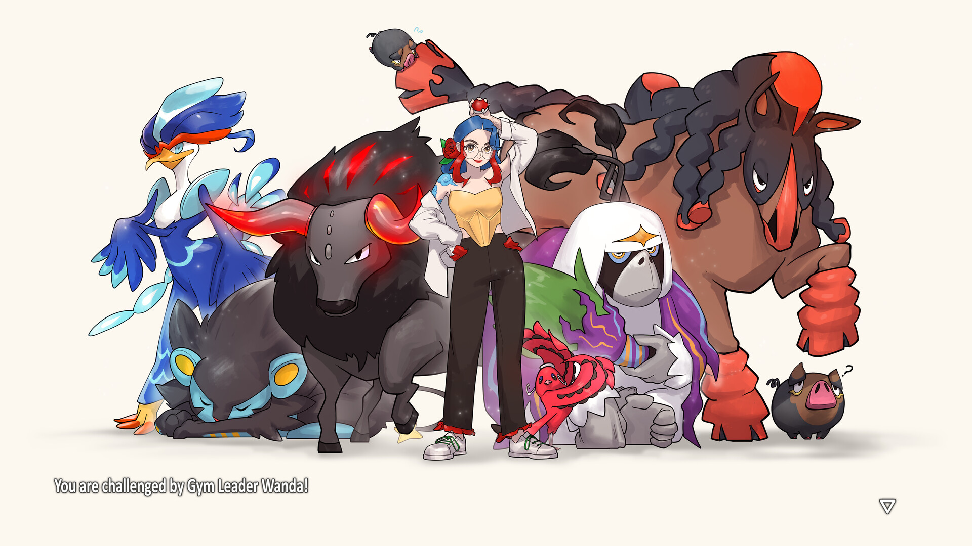 ArtStation - My Pokemon Scarlet Team