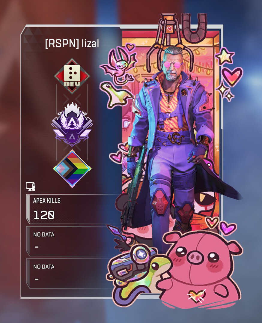 Liz Edwards - Character Artist - APEX - Ballistic - Vice Grip / Neon Sunset / Scarlet Sicario