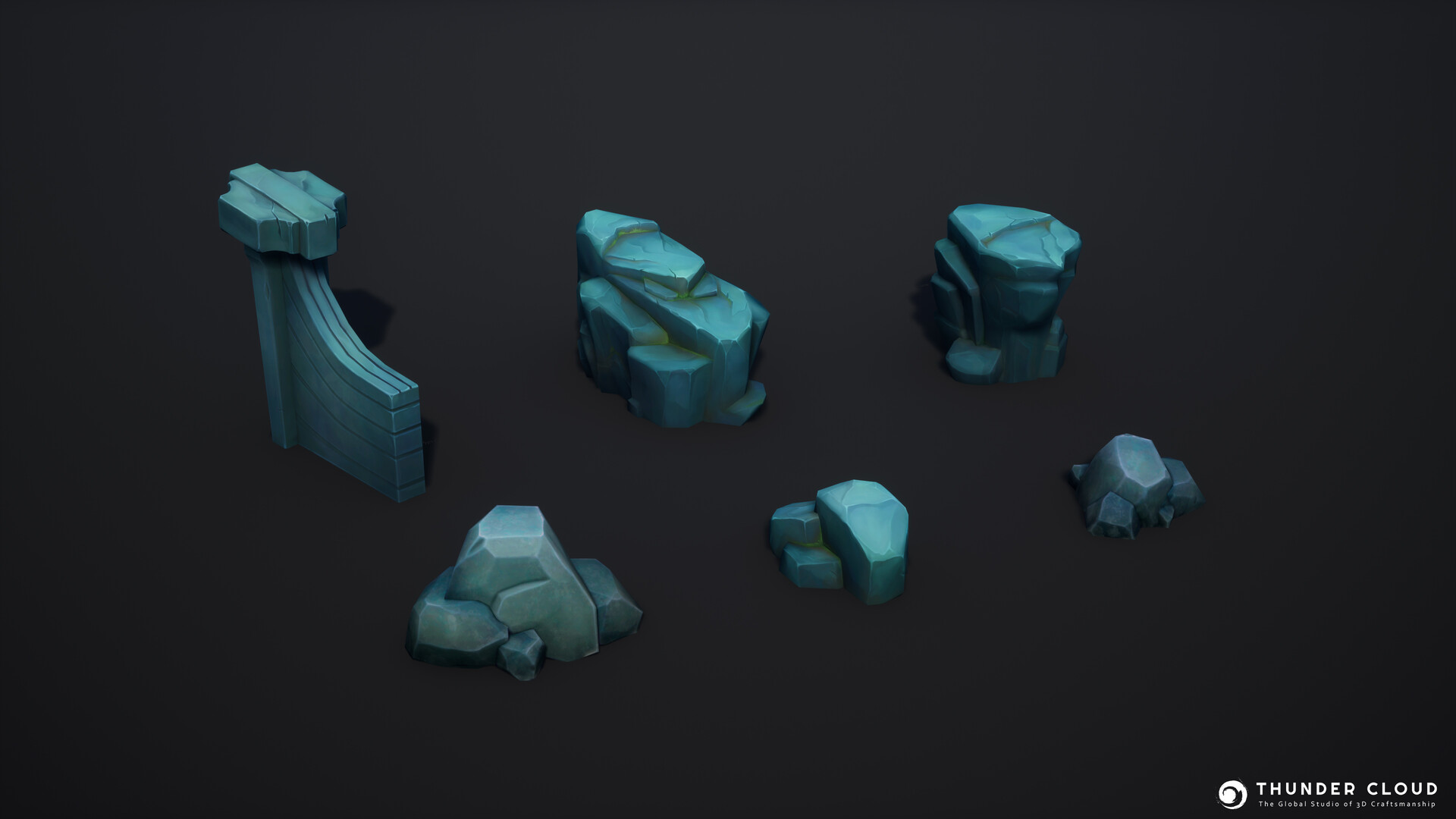 Thunder Cloud Studio - Modular Assets - Mystical Ruined Altar (Stylized ...