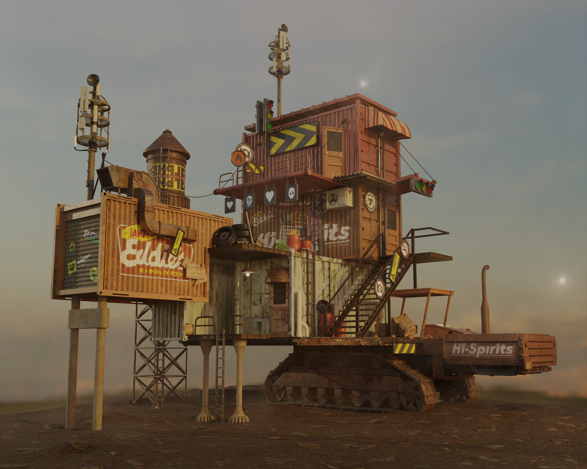 ArtStation - wasteland style