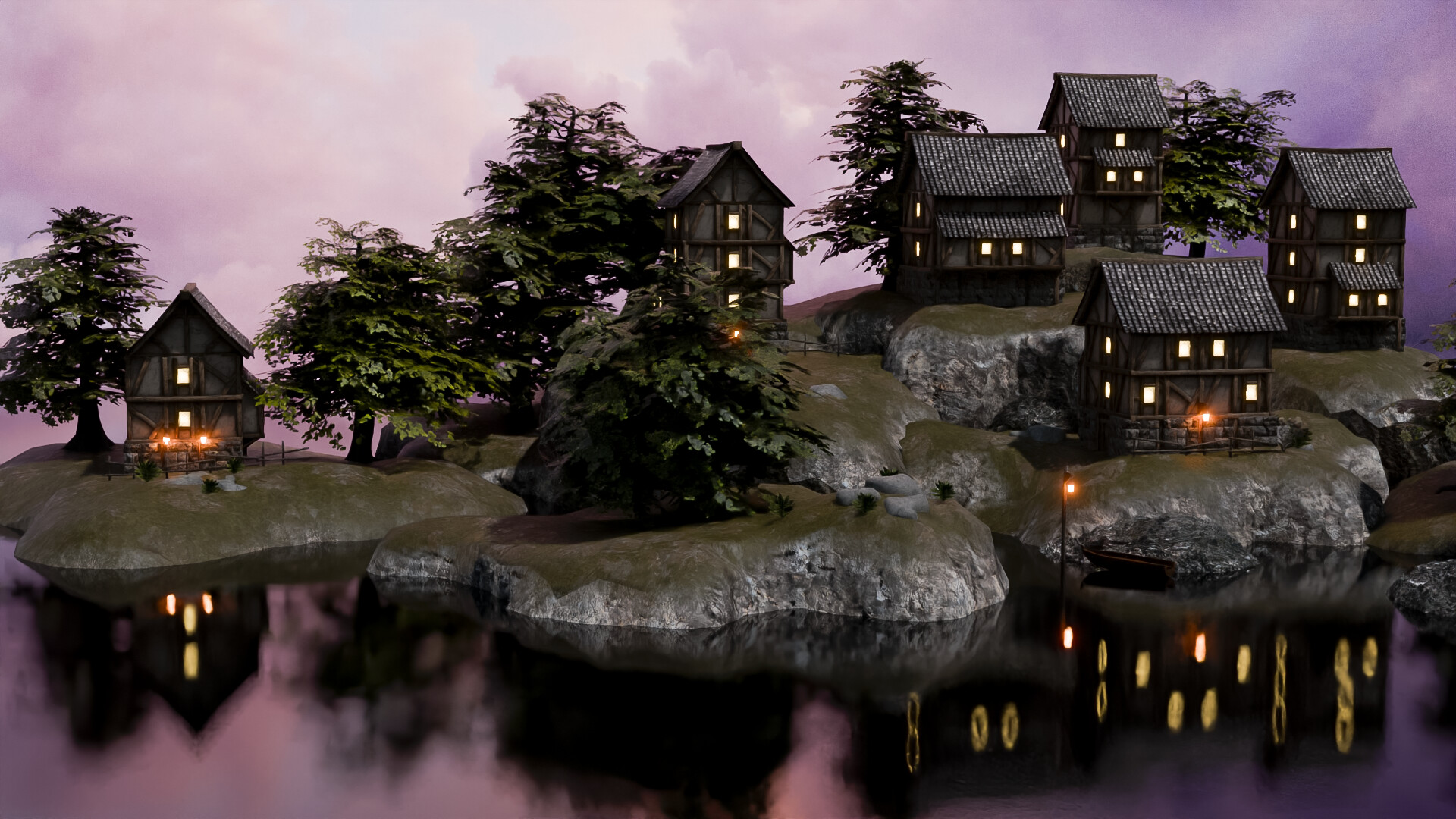 ArtStation - Stylized Environment (Blender Project)