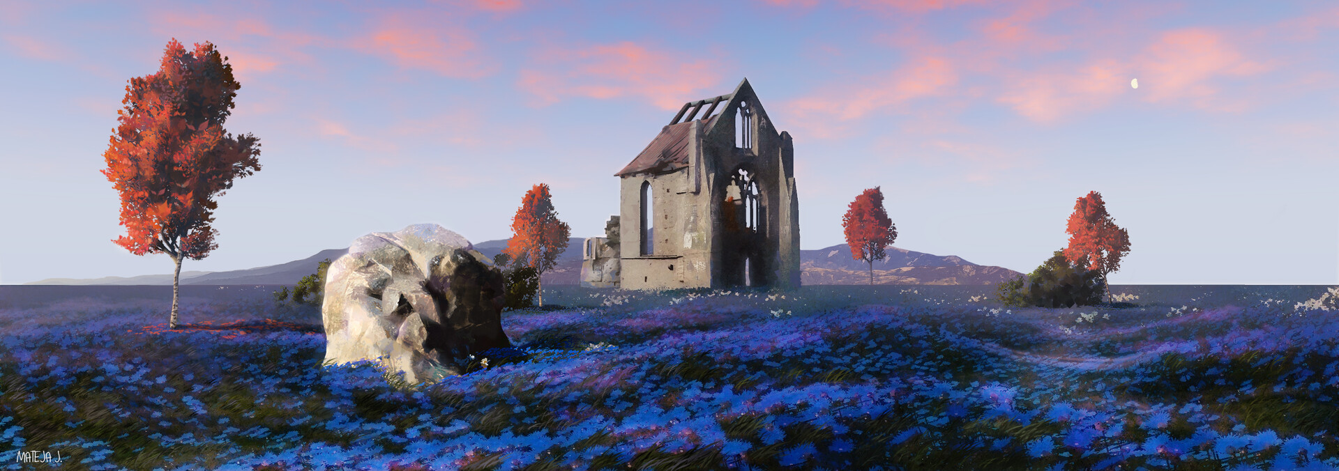 ArtStation - Flower Meadow Environment