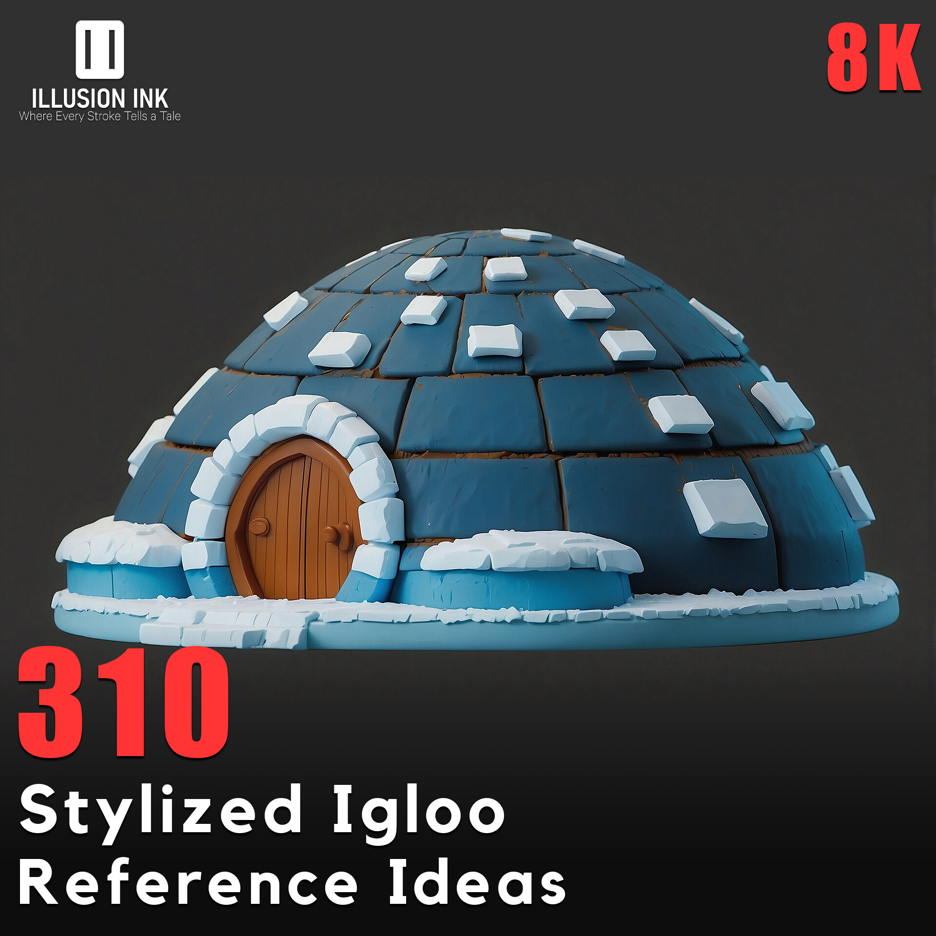 ArtStation - 310 Stylized Igloo Reference Ideas | 8K