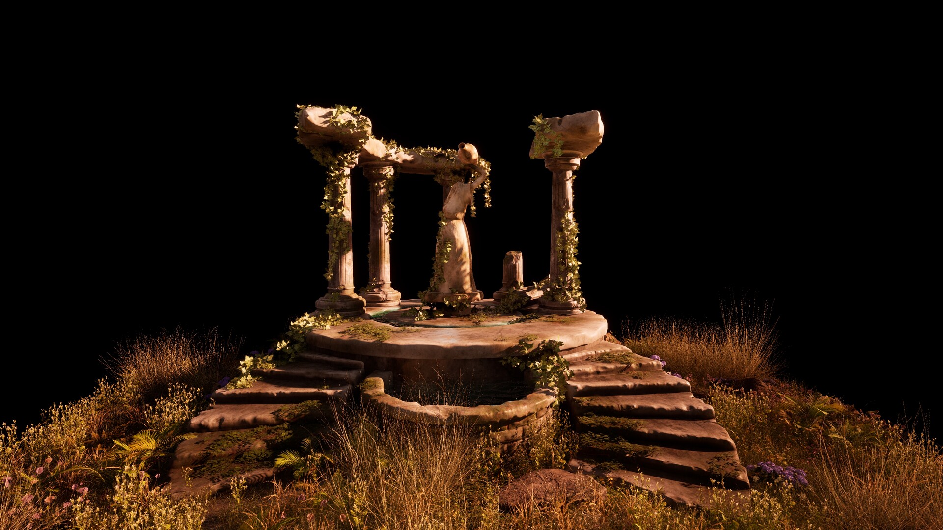 ArtStation - Greek Temple