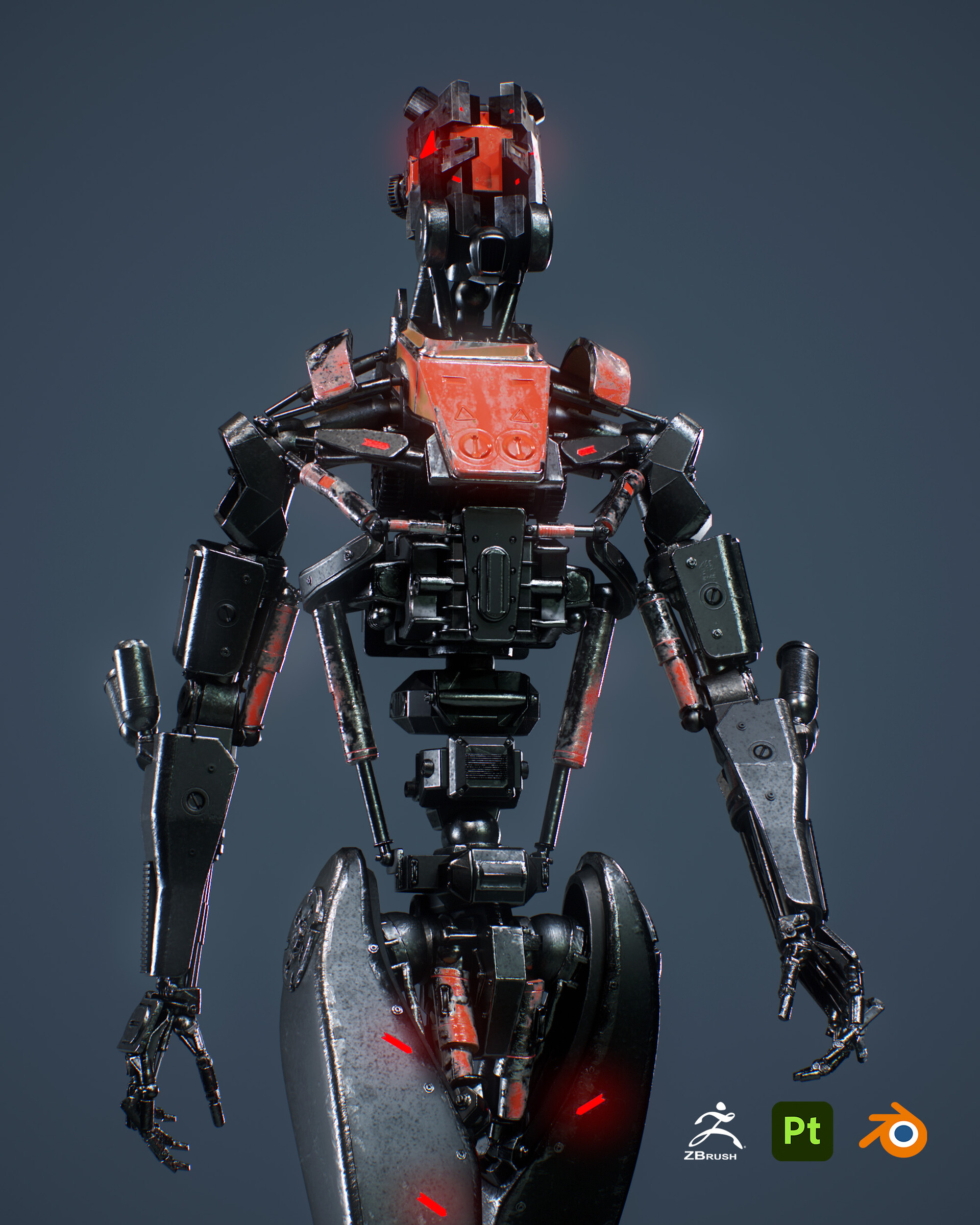 ArtStation - ROBOT DROID X-244 BY Oscar Creativo