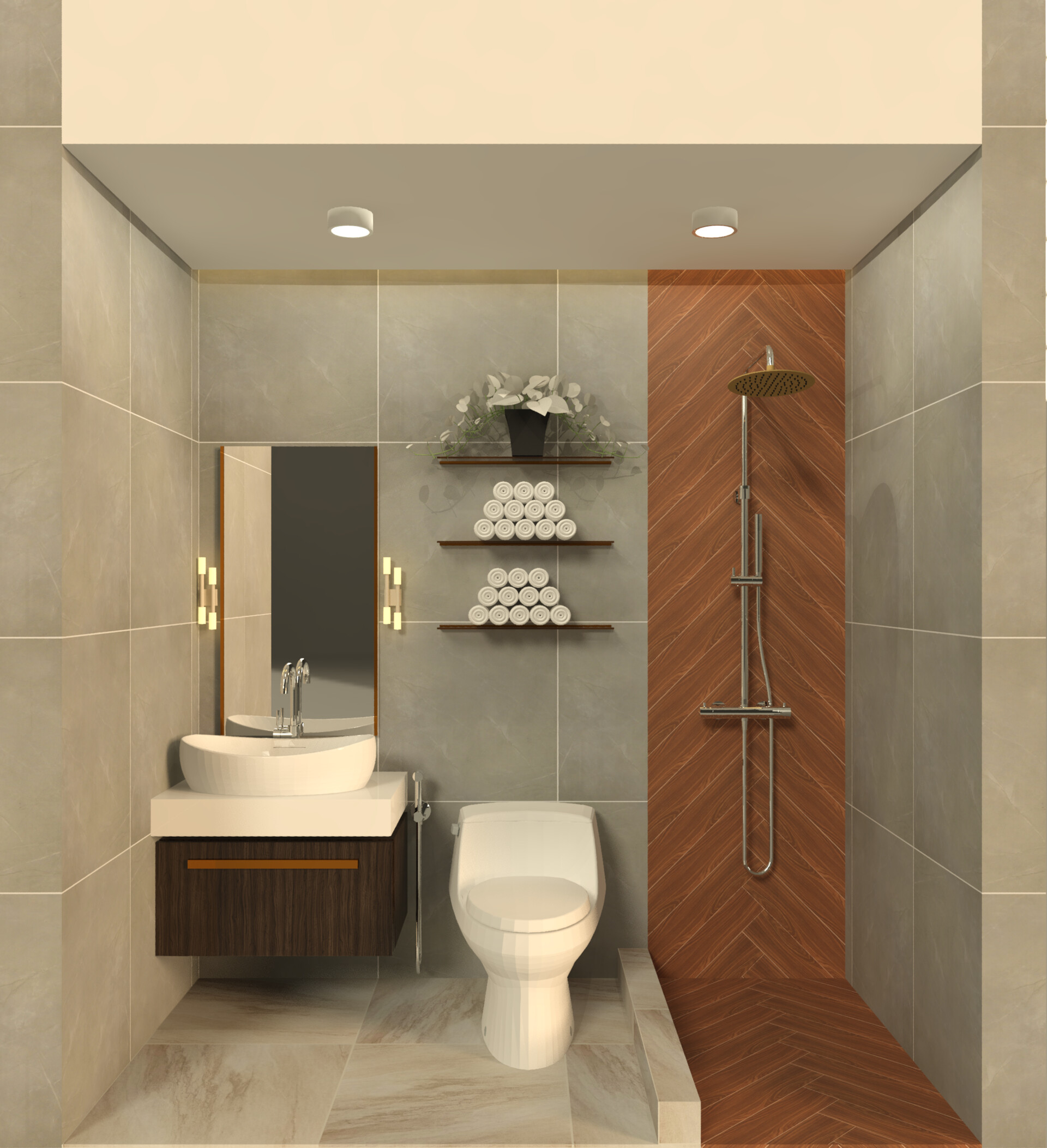 ArtStation - SIMPLE BATHROOM DESIGN OPTION