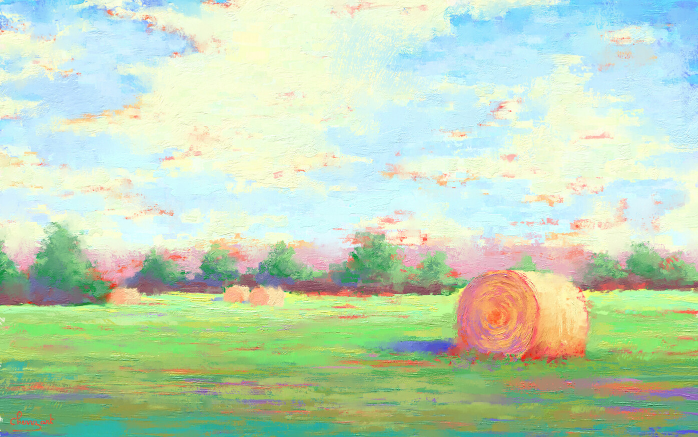 ArtStation - summer field