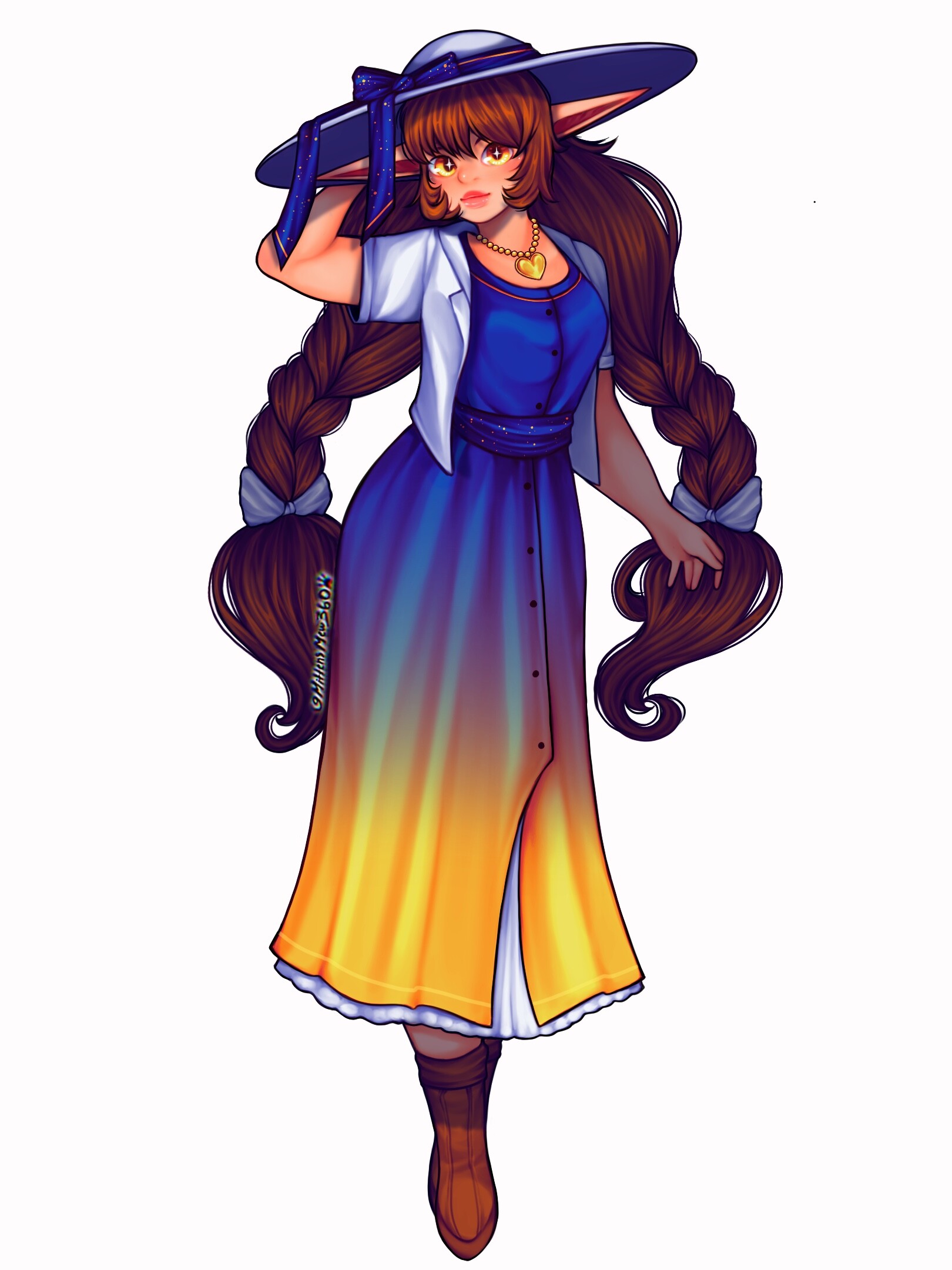 ArtStation - Sunset Elf (Commission Piece)