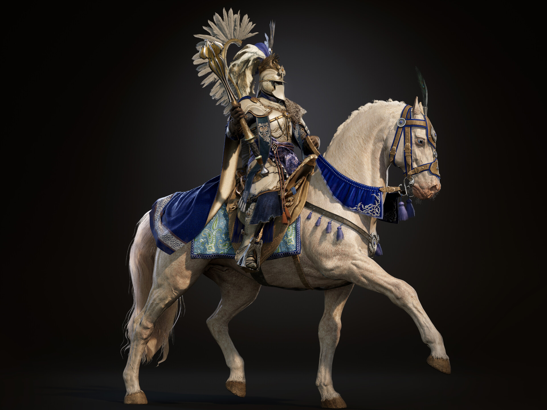 Emre Ekmekci - Winged Hussar - White