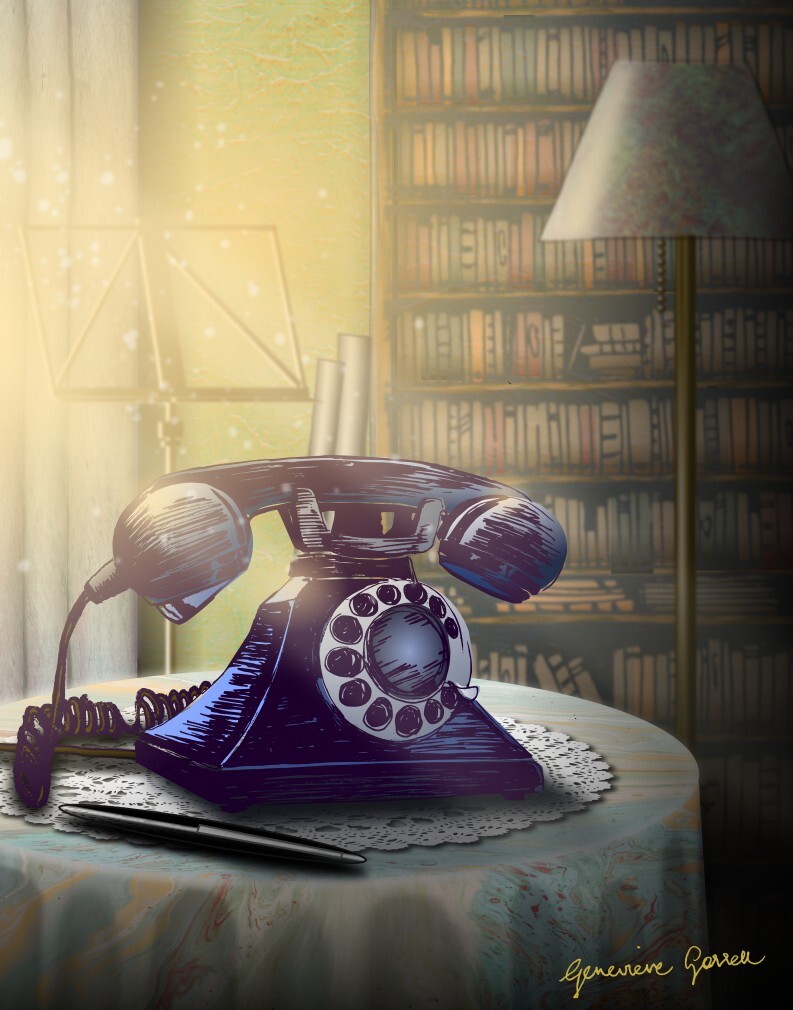 ArtStation - Vintage Telephone