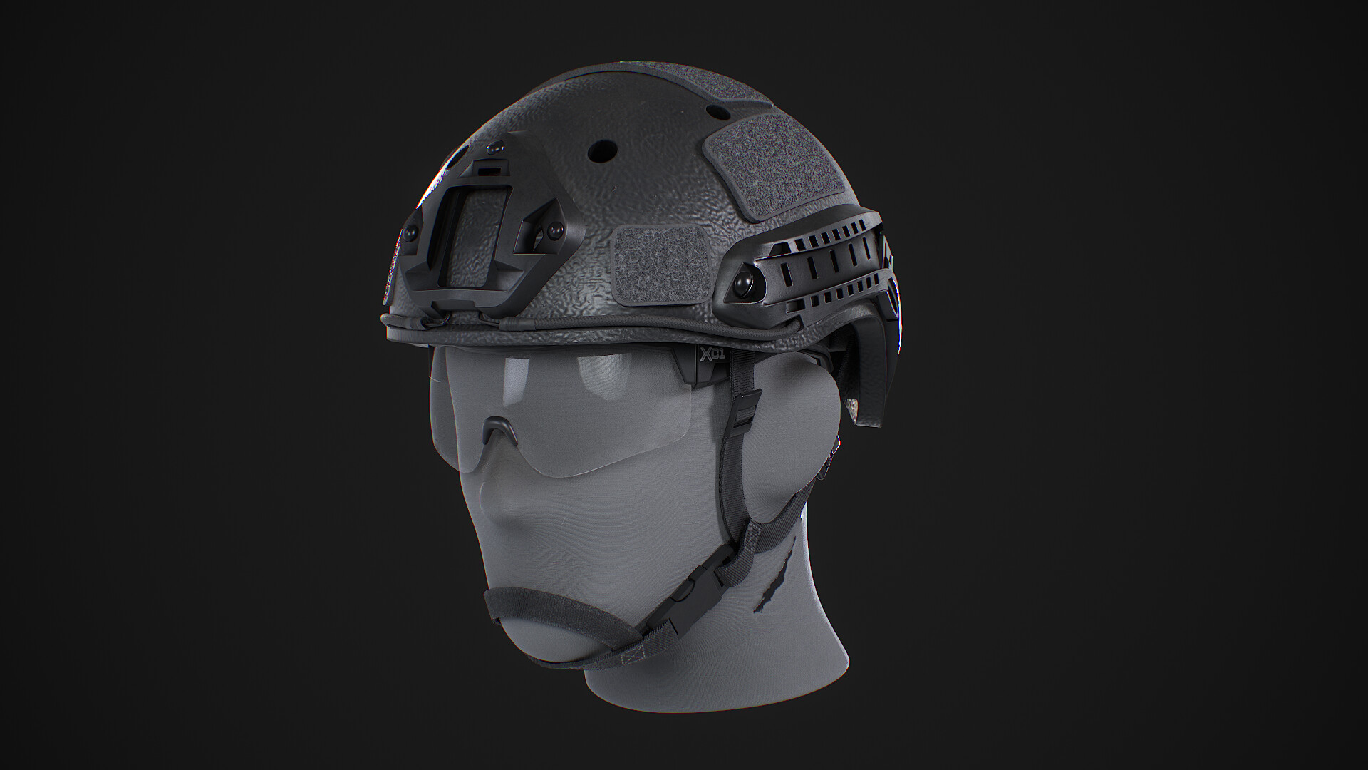 ArtStation - SWAT / Military ballistic helmet