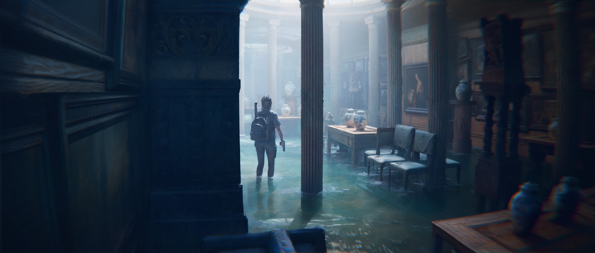 ArtStation - flooding (last of us fanart)