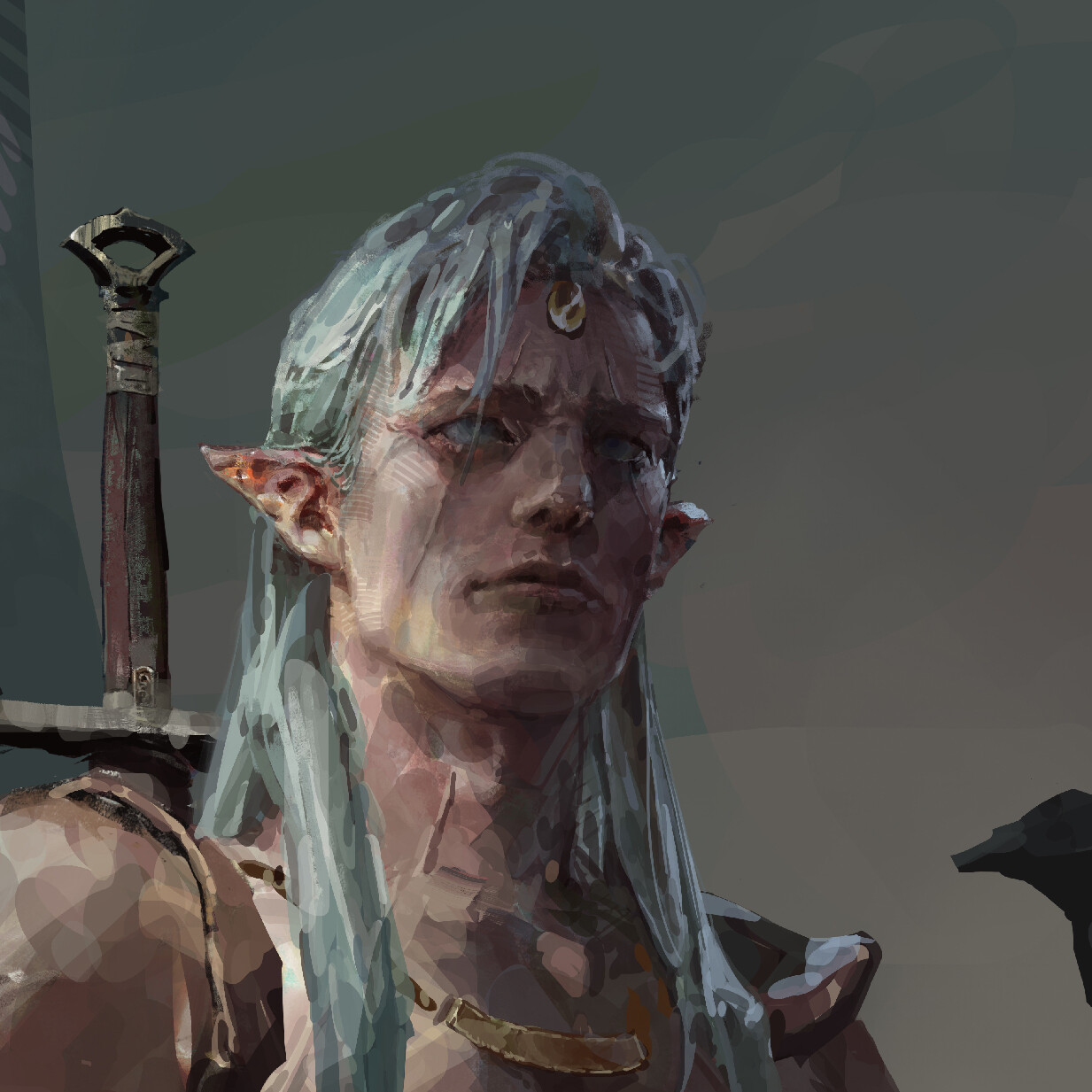 ArtStation - gray elf noble