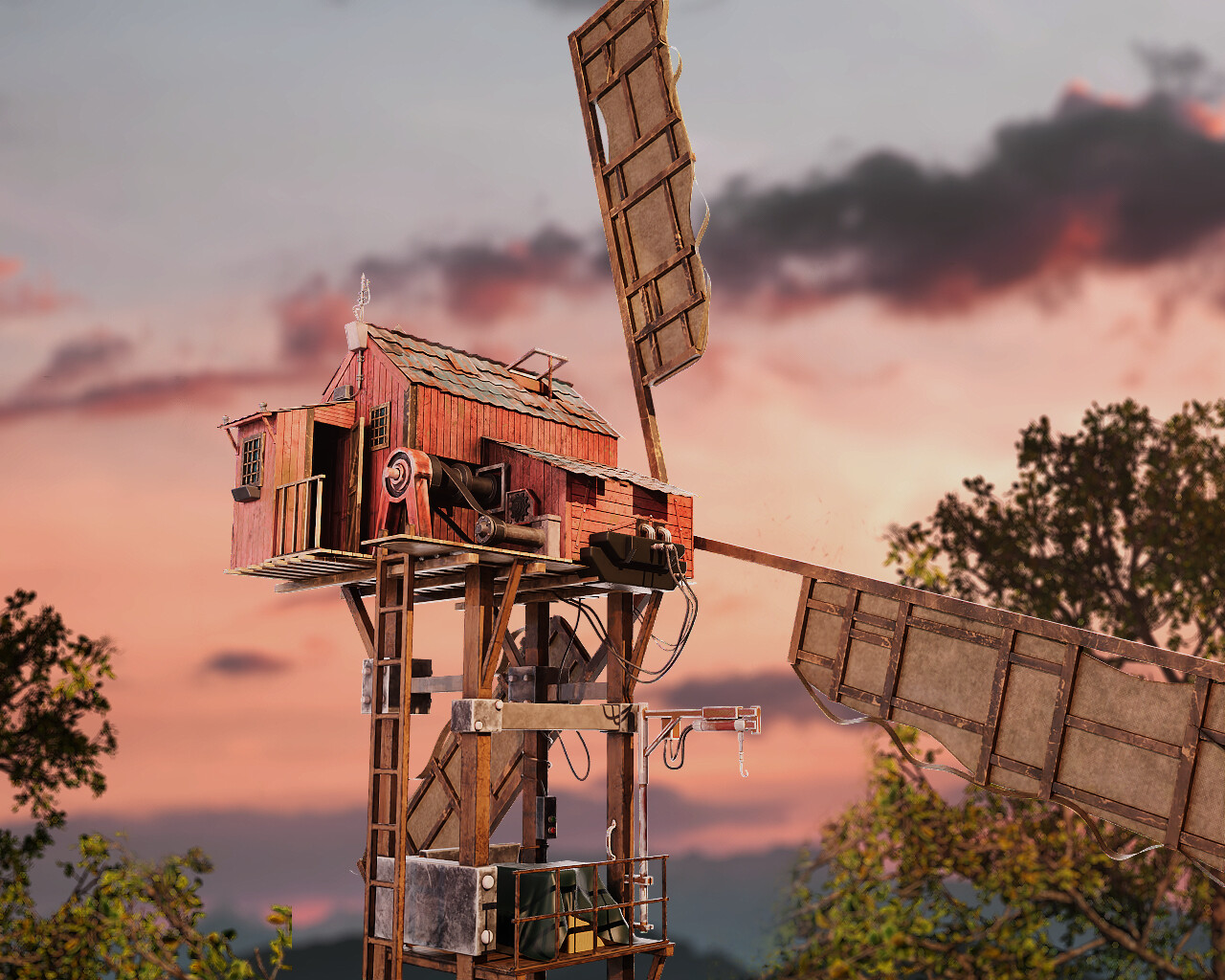 ArtStation - Wind Farm