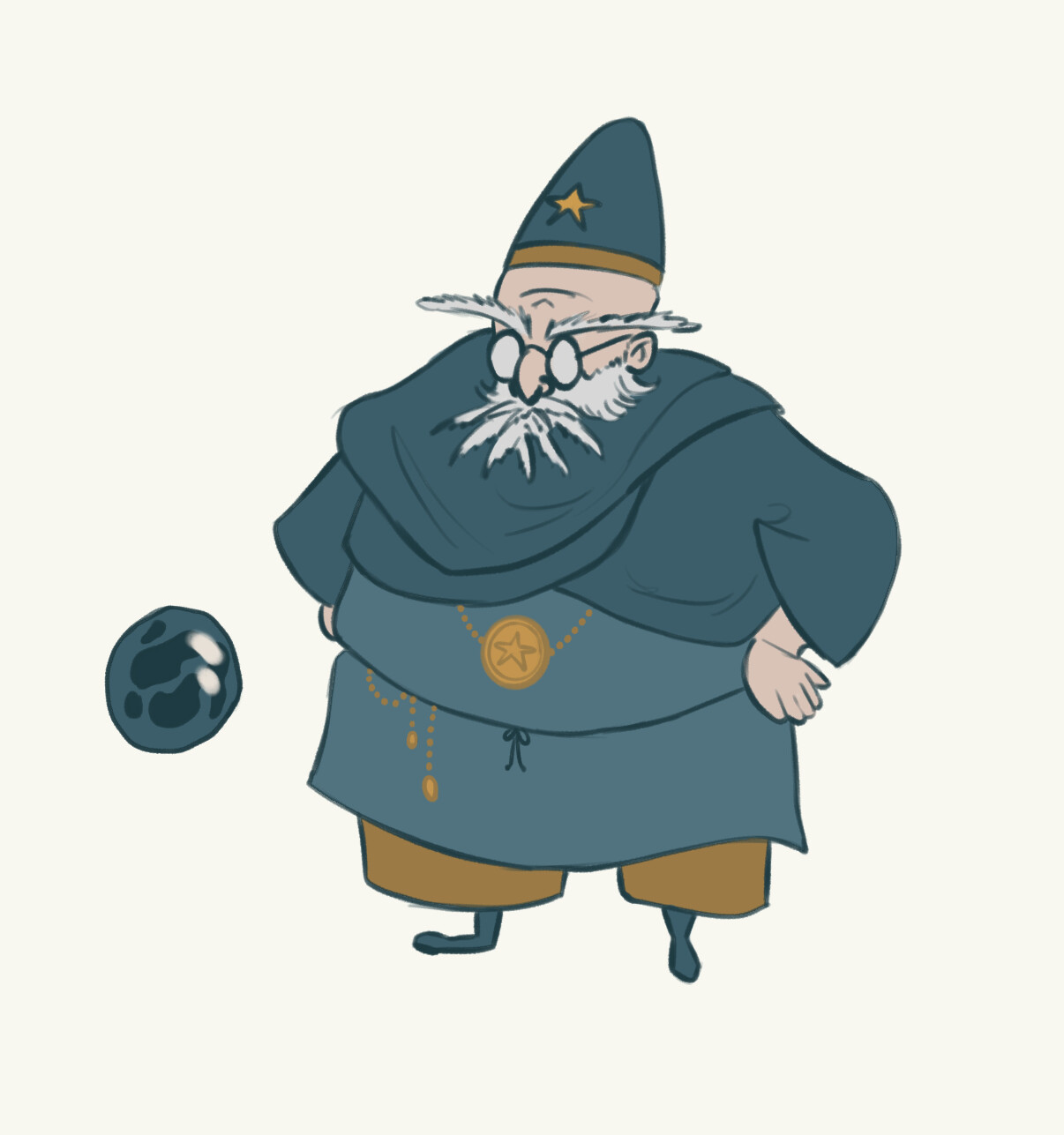 ArtStation - Oswald the Orb Wizard