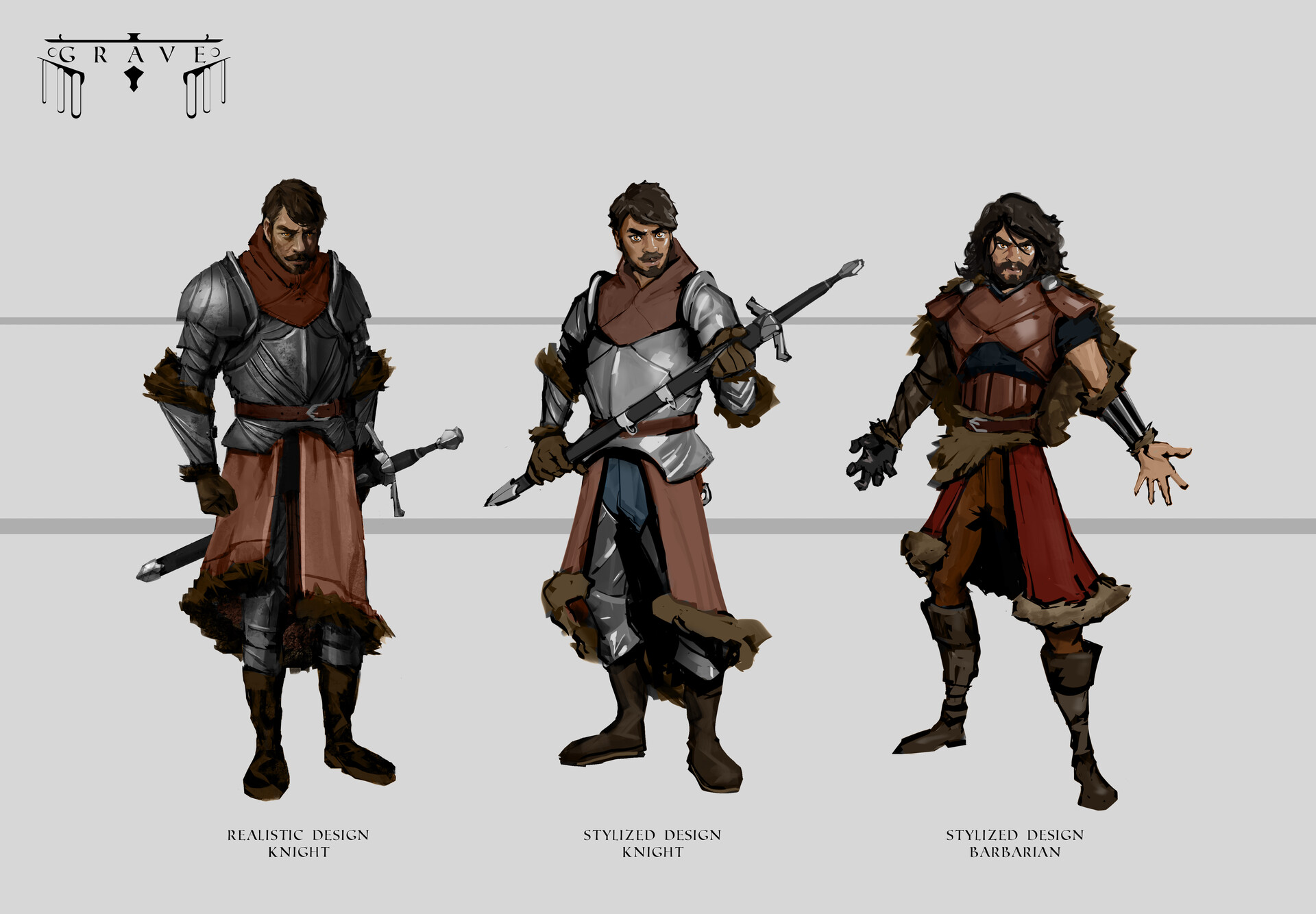 ArtStation - Grave - Character Redesigns