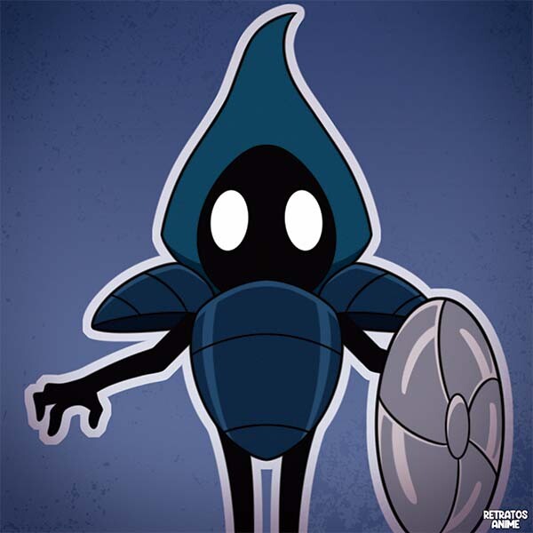 Retratosanime - Tiso, Hollow Knight