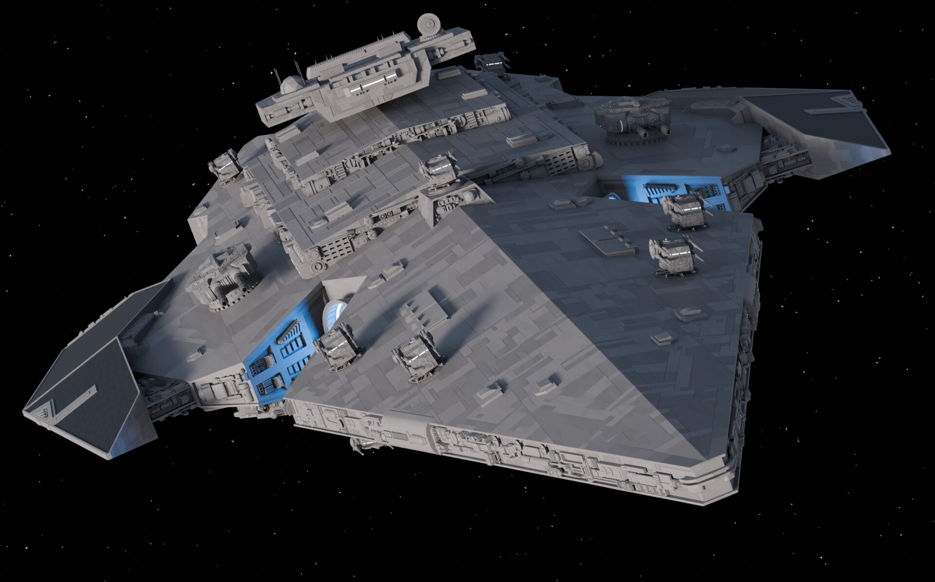 ArtStation - Spearhead-class Light Frigate