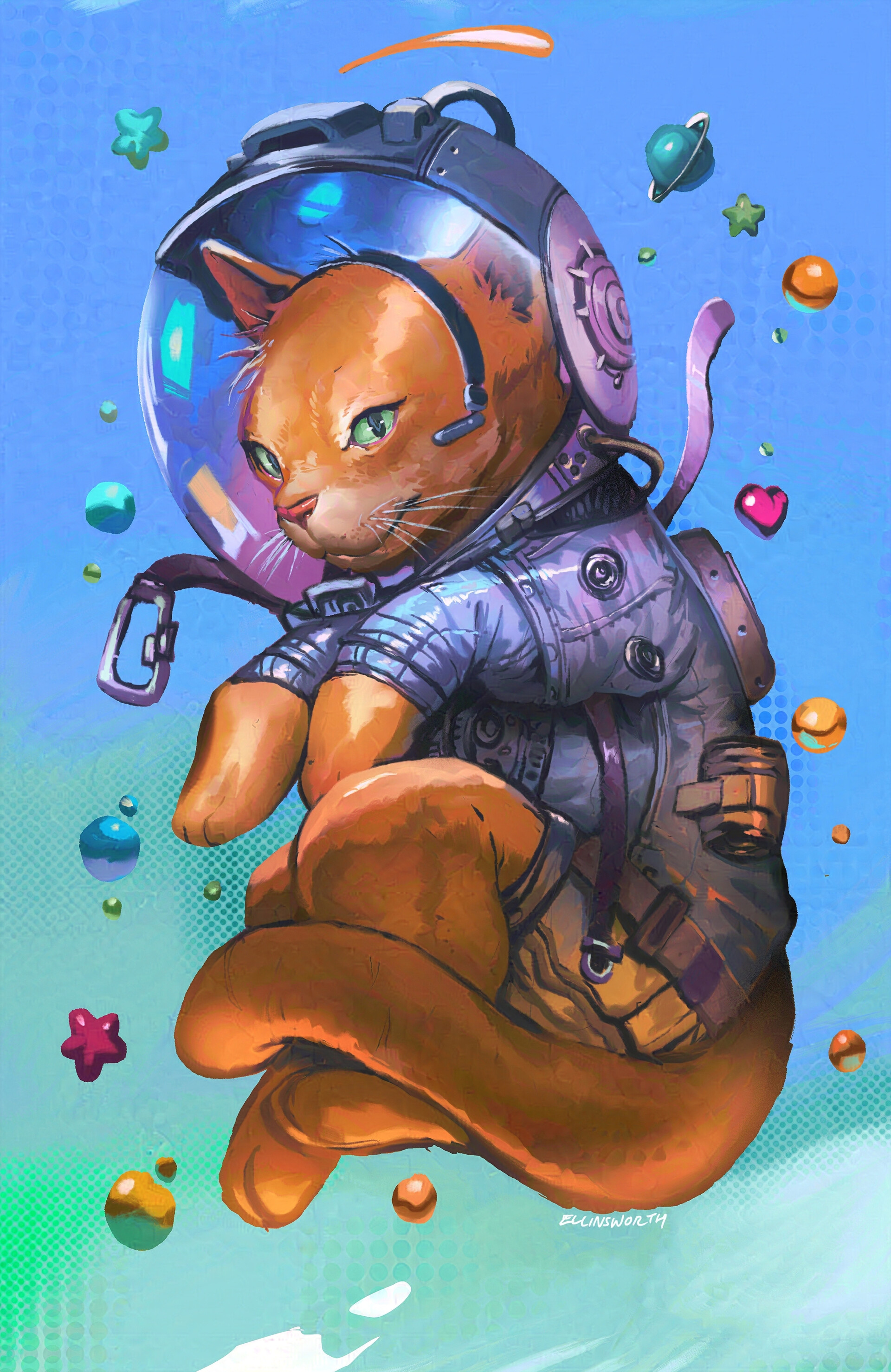 Astrocat by Jaka Prawira : r/ImaginaryAww