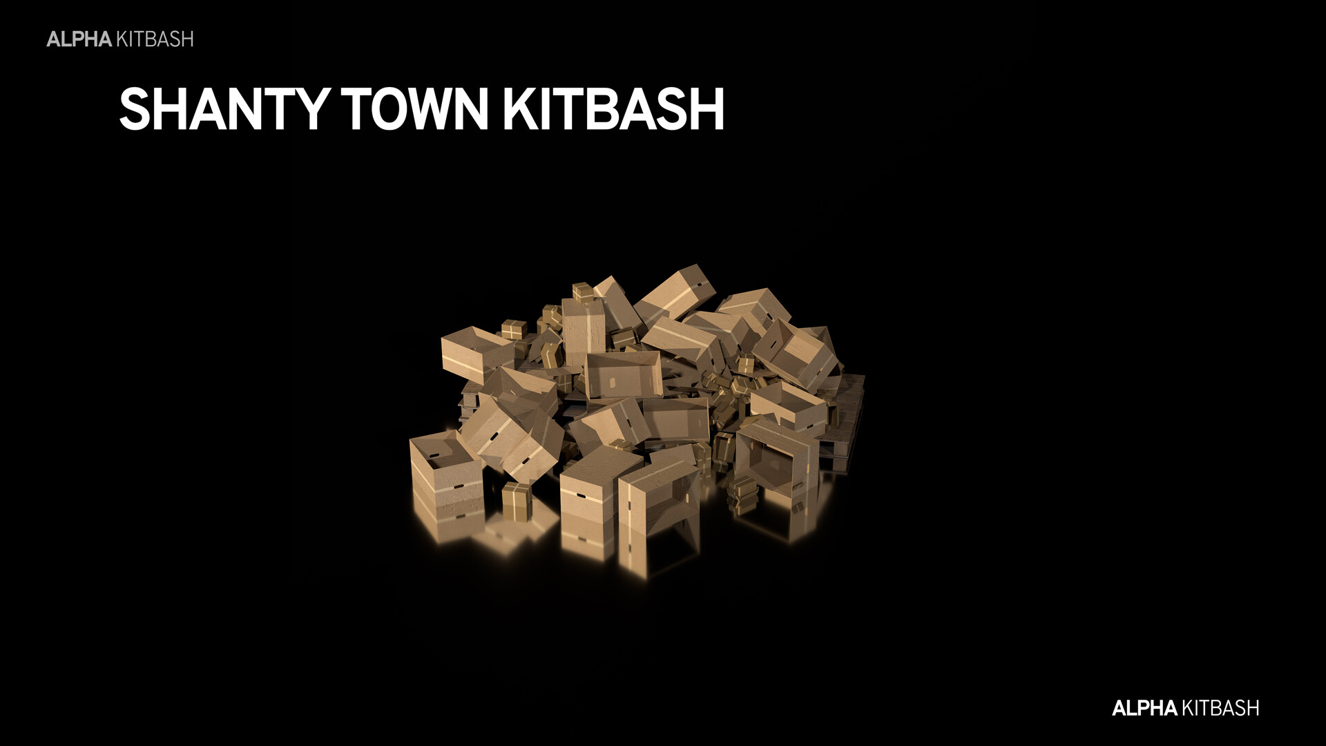 Alpha - Shanty Town Kitbash - Assets