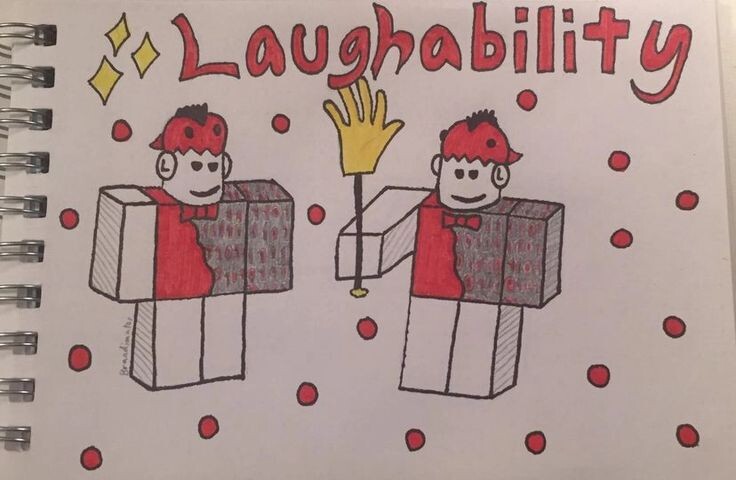 ArtStation - A drawing of Laughability's Roblox avatar!