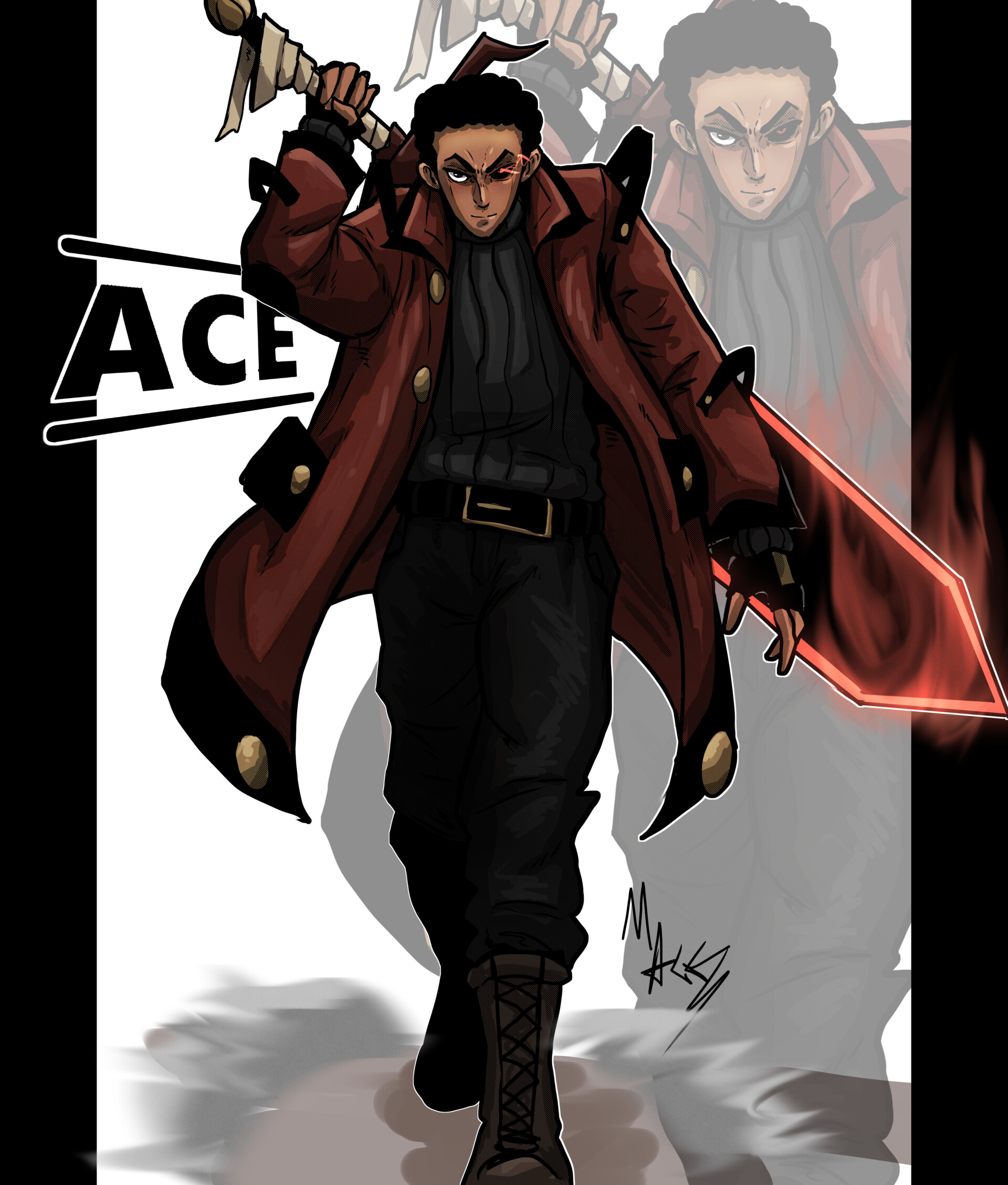 ArtStation - Old Ace Character design