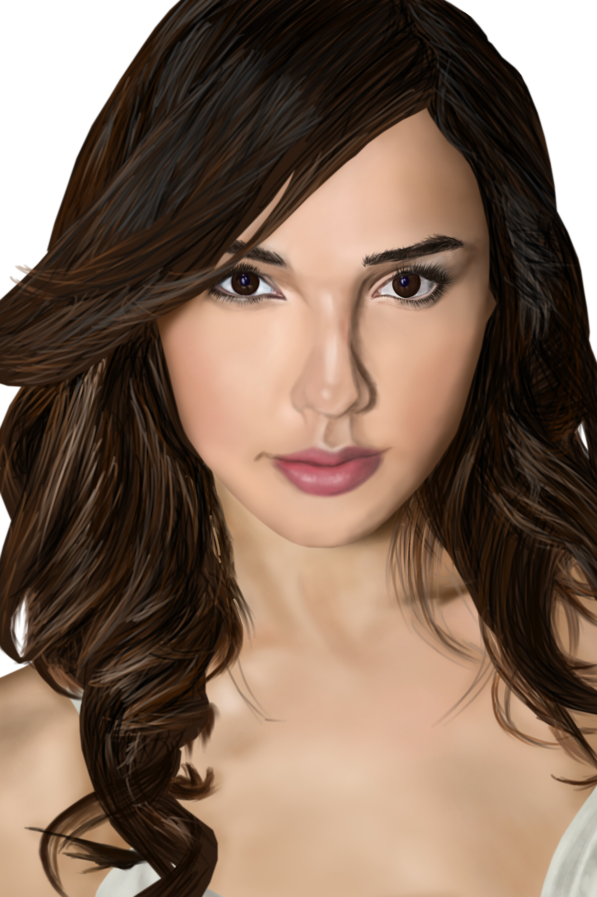 Adrian Yrz - Gal Gadot portrait and figure