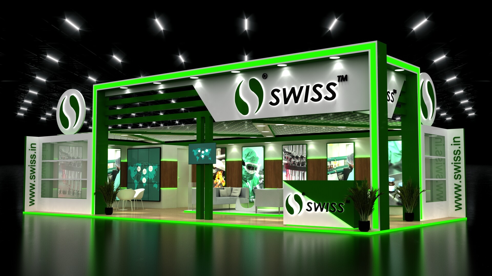 ArtStation - Swiss Exhibition Booth Design