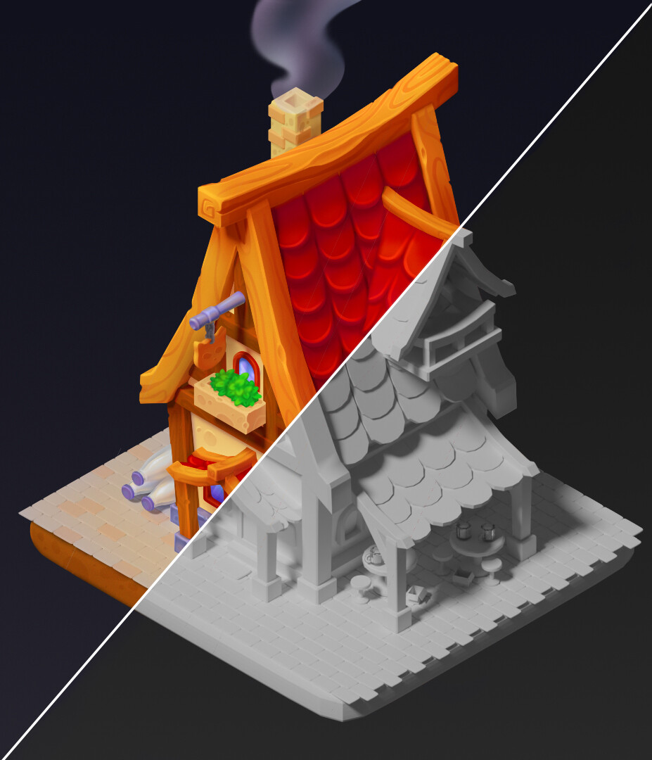 ArtStation - Cat tavern