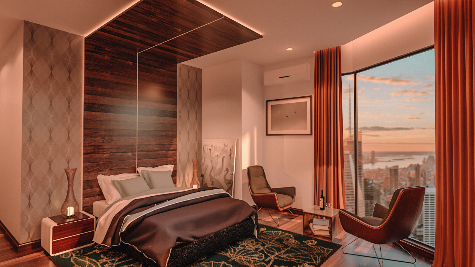 ArtStation - PENTHOUSE BEDROOM