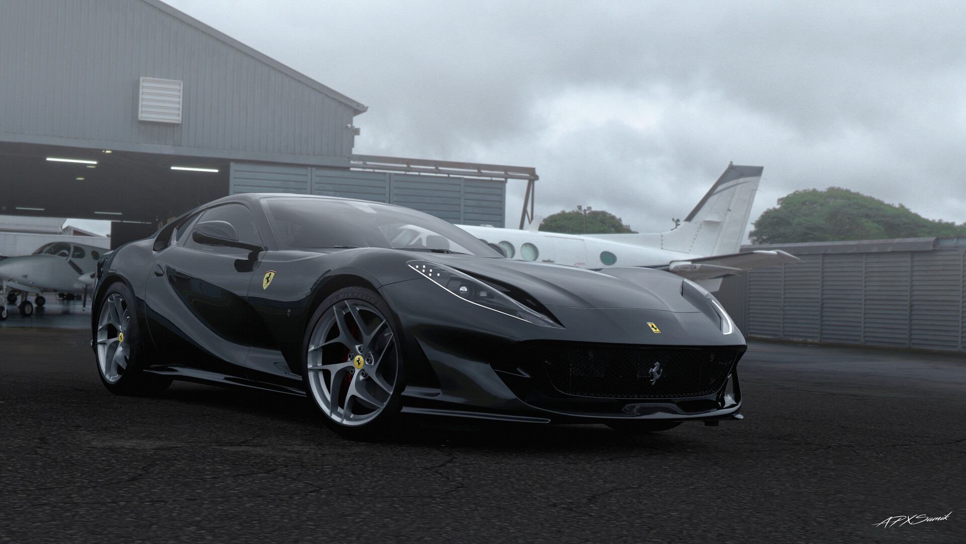 ArtStation - Ferrari 812 Superfast