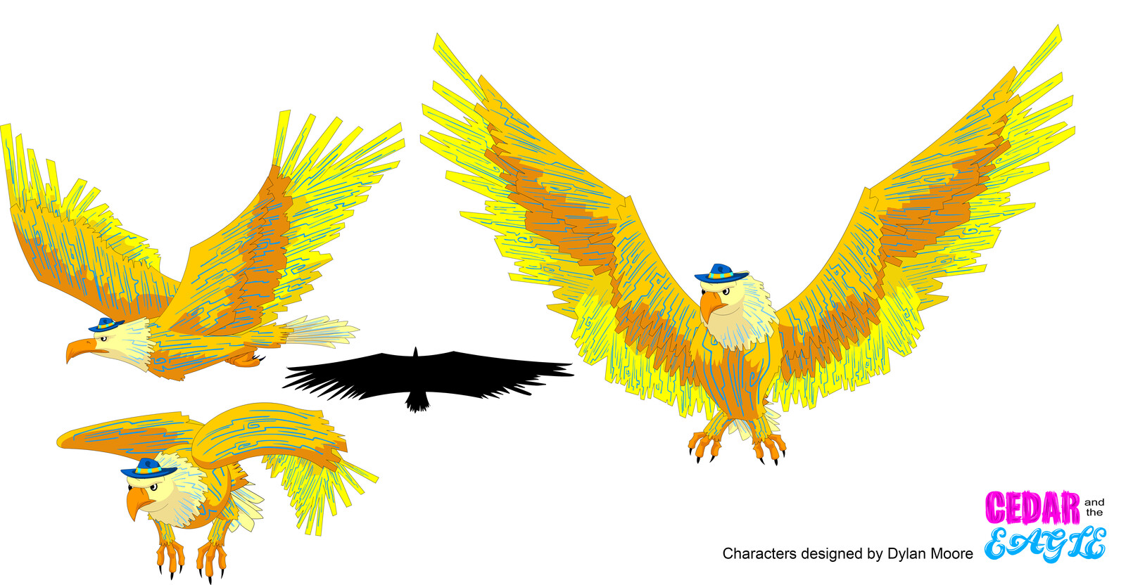 Dylan Moore - Cedar and the Eagle character art