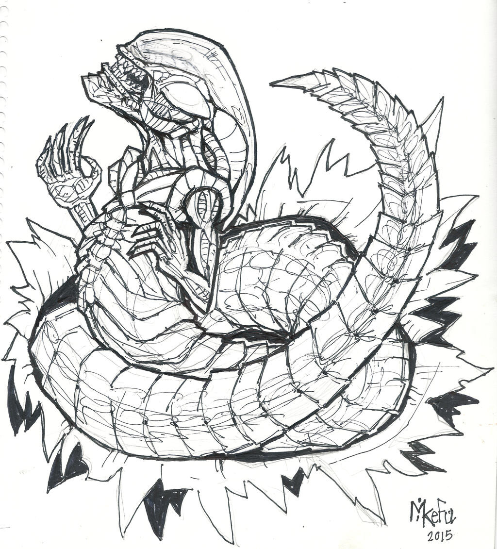 chestburster drawing