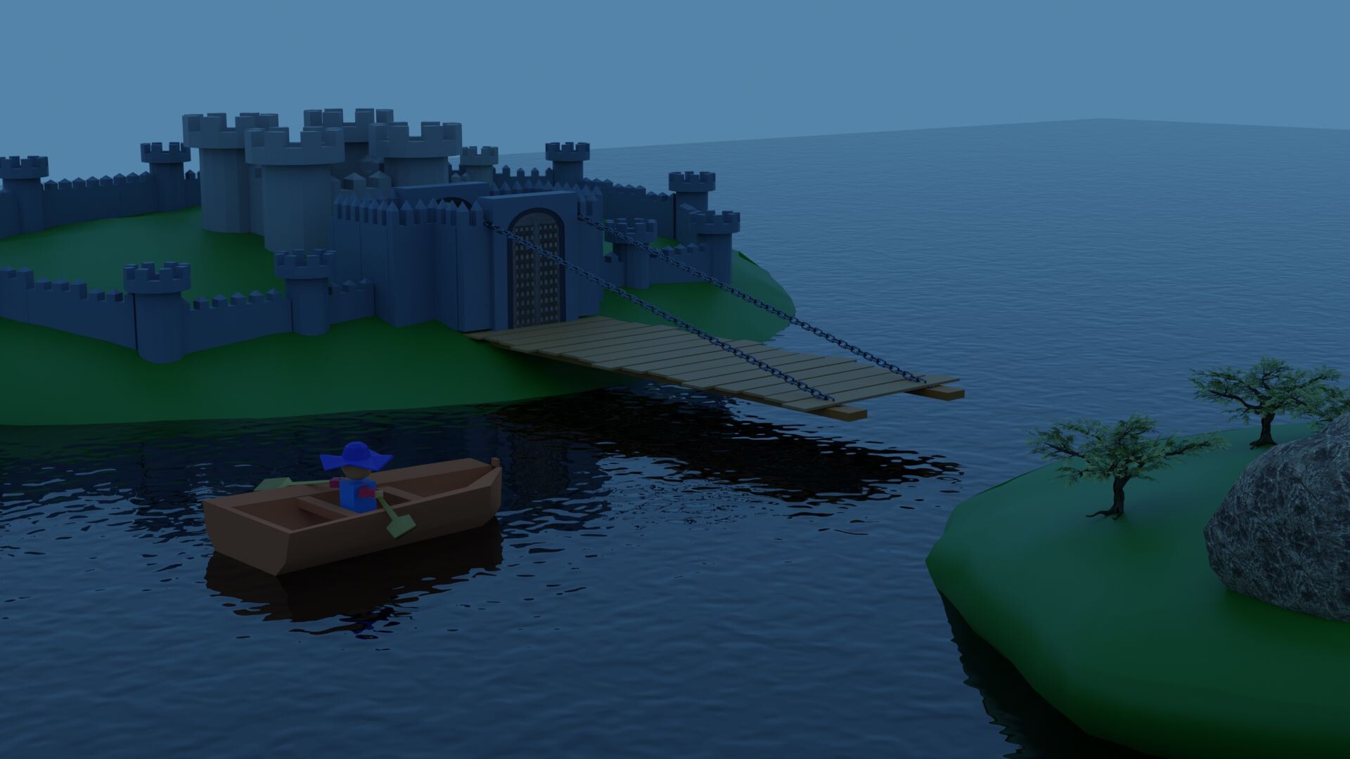 ArtStation - Castle on the island