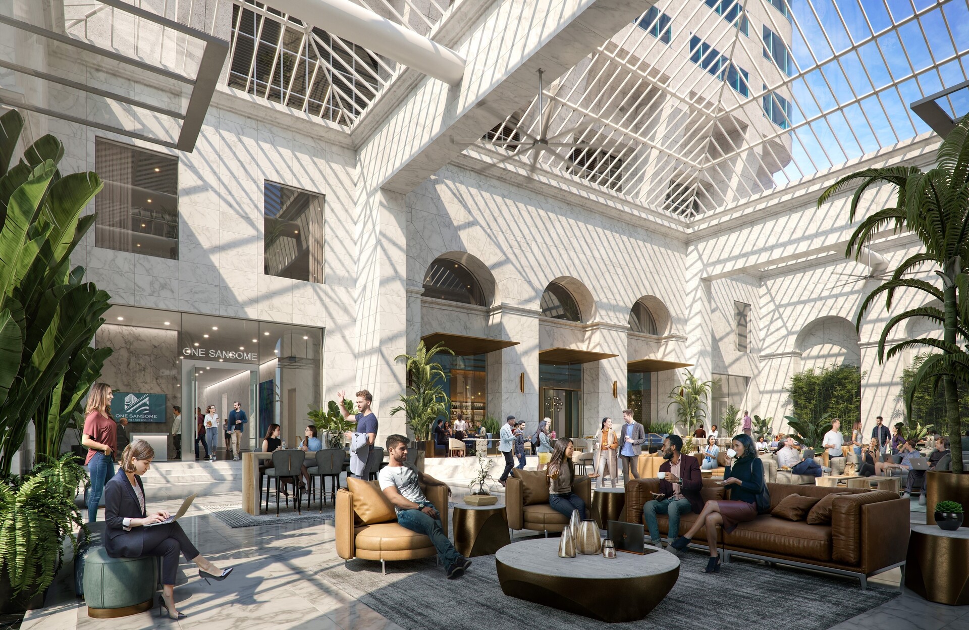 ArtStation - One Sansome Conservatory