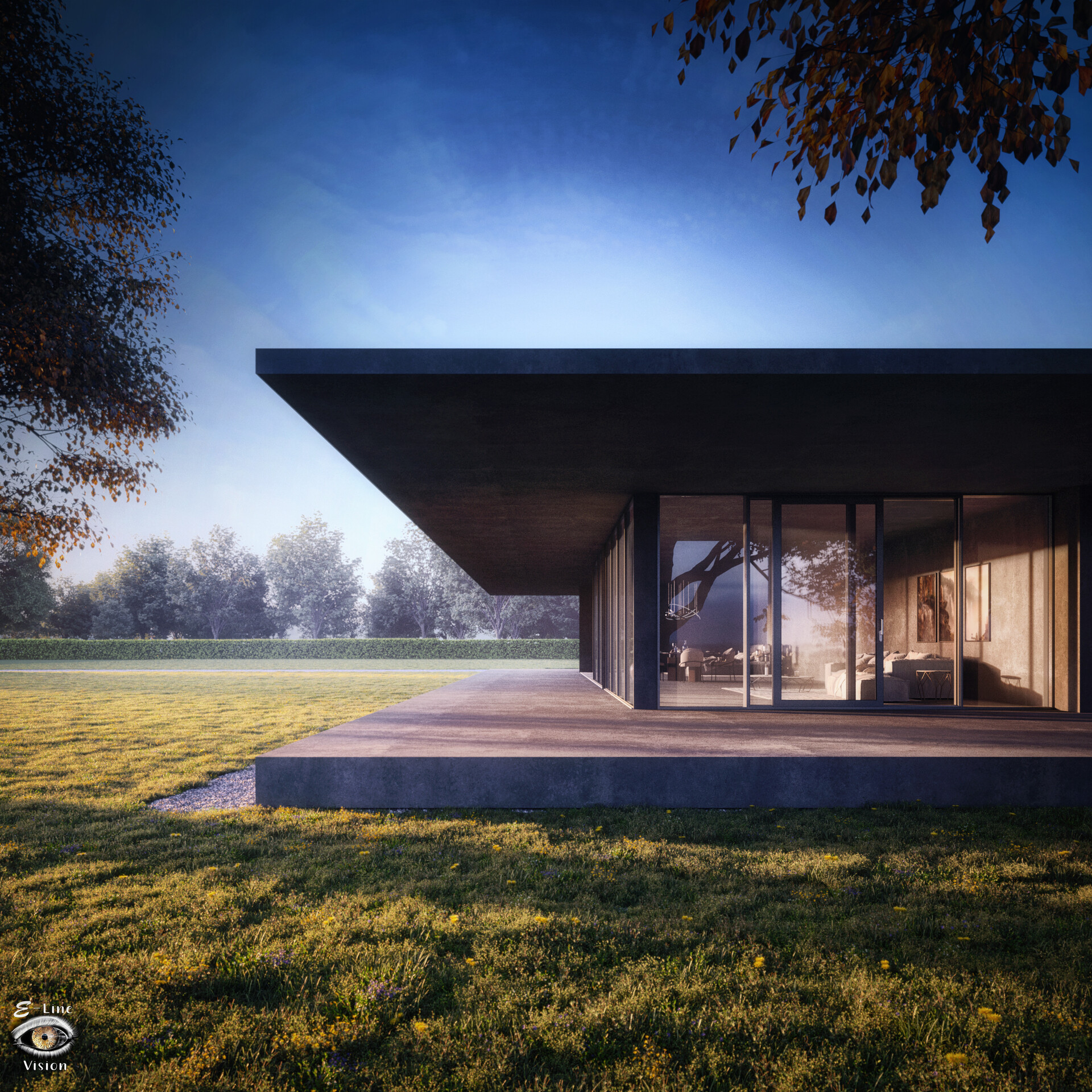 ArtStation - 3D exteriors lighting study visualization render