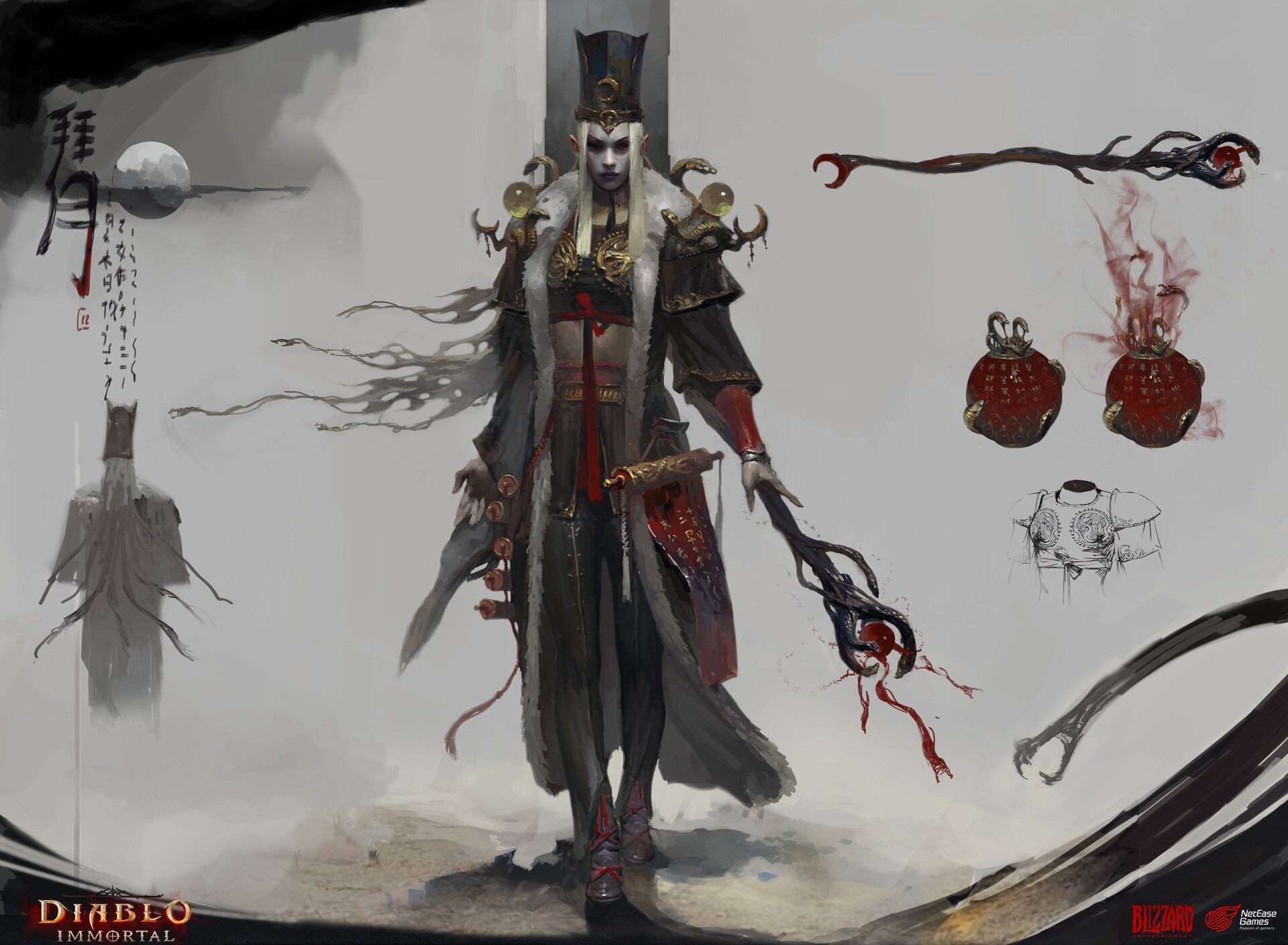 pydna . - Diablo immortal-"Moon Bishop" Cosmetics(IP collaboration)