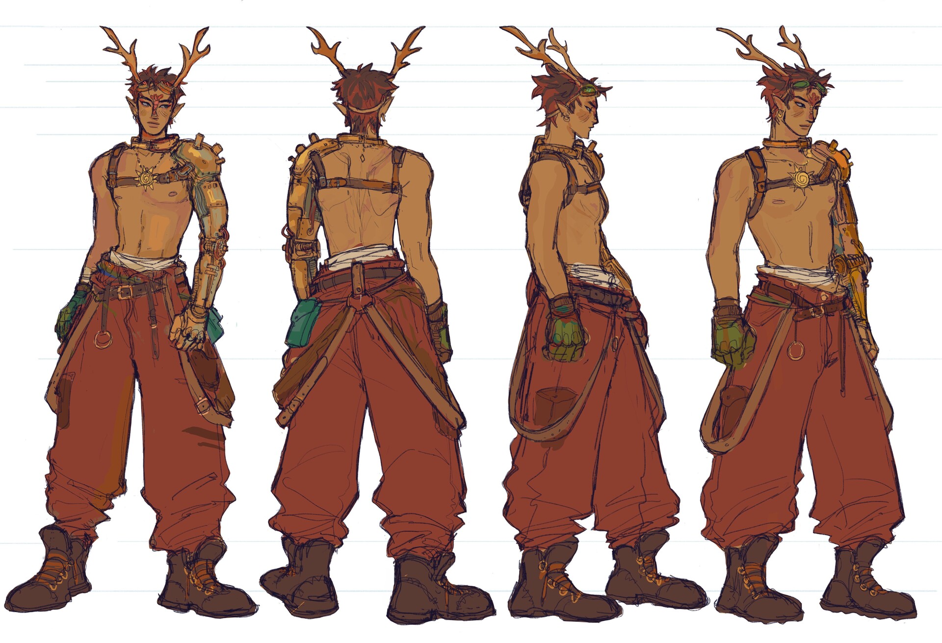 ArtStation - Idris Turnaround