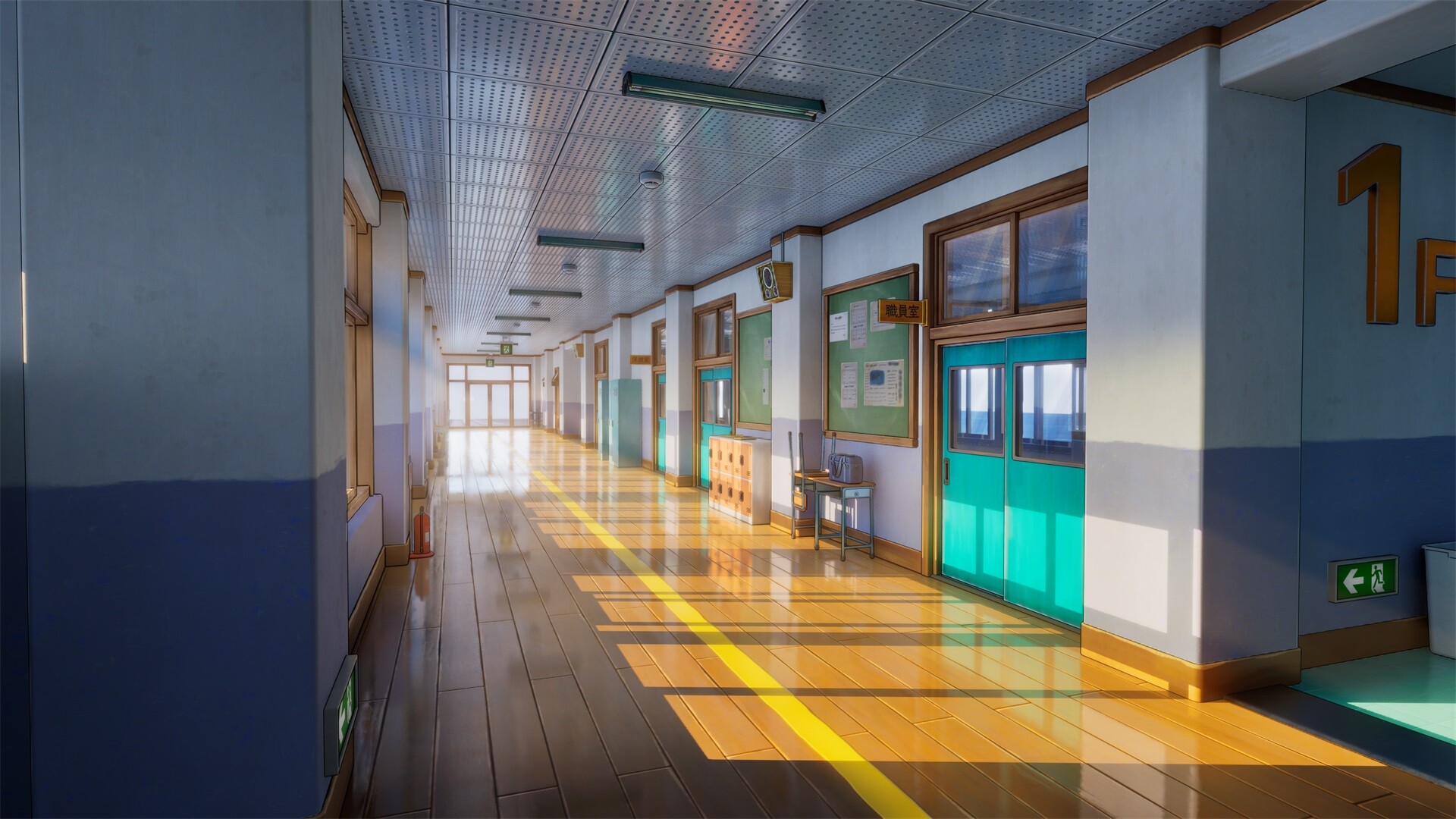 LiziLizi (Liwenyi) - [UE5] Cartoon Japanese School