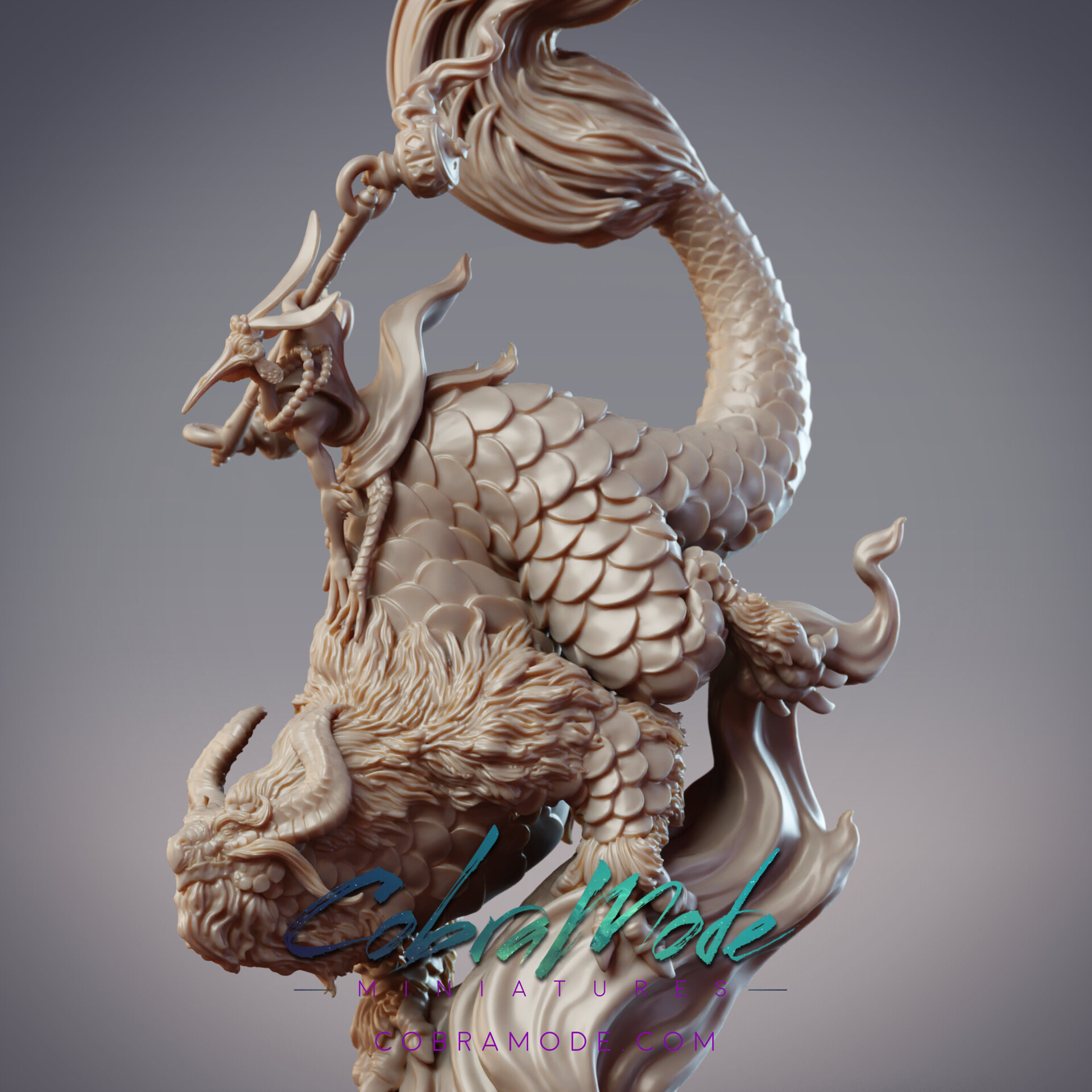 ArtStation - FengYun, Sacred Beast, and RuYan, Feixian Monk