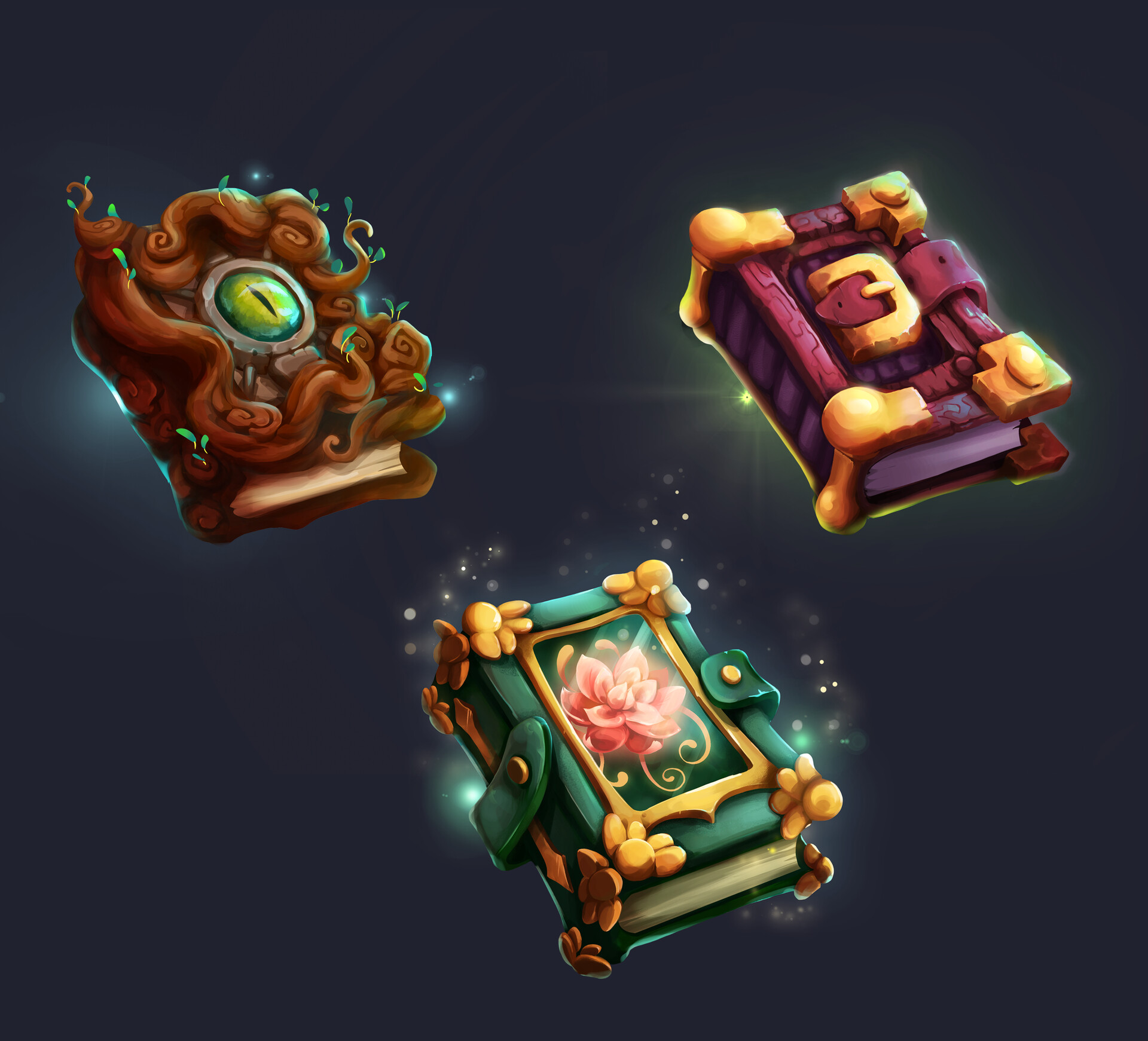 ArtStation - Magical Books props