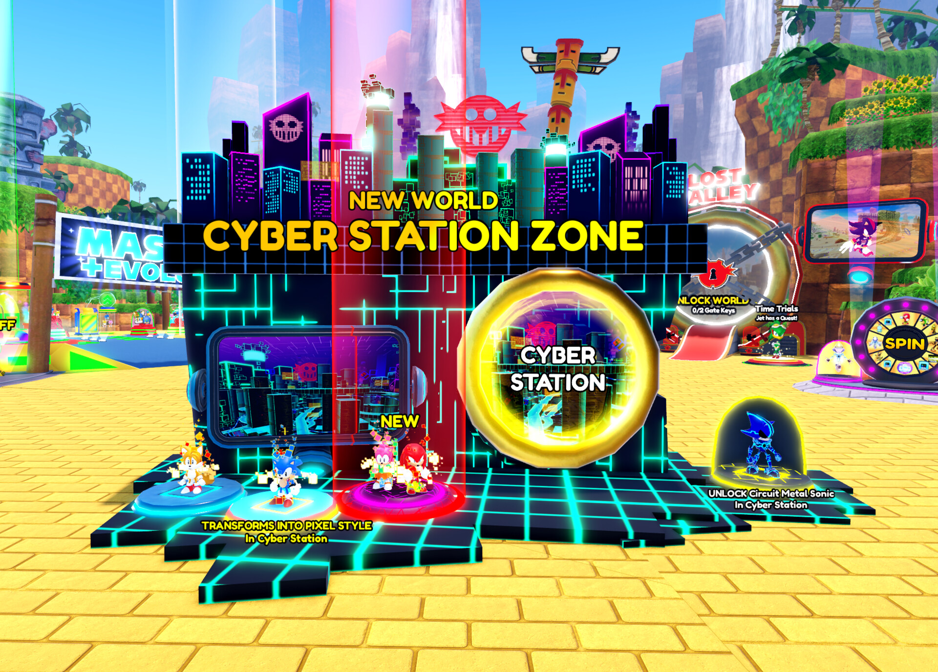 ArtStation - Sonic Speed Simulator Event Areas