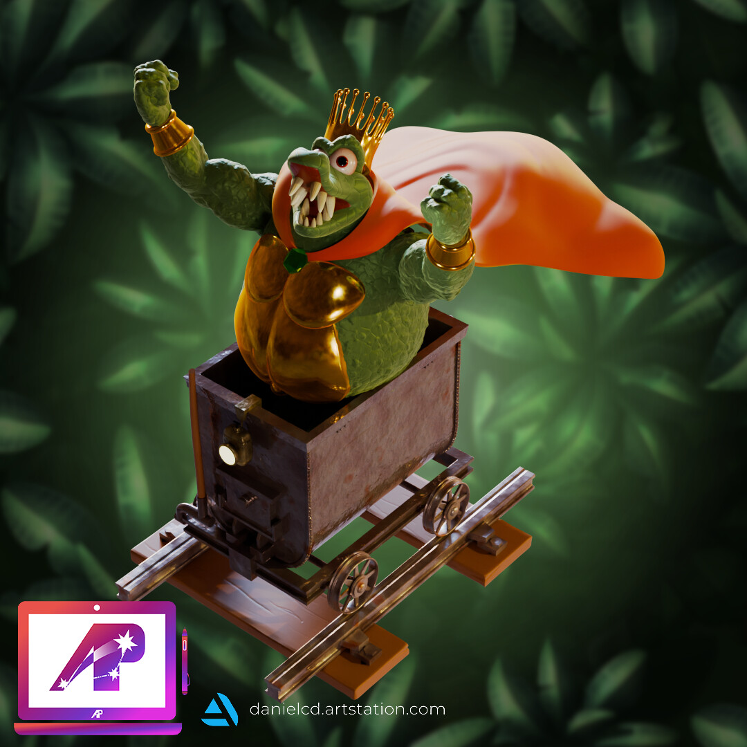 ArtStation - DK64 King K Rool cover art