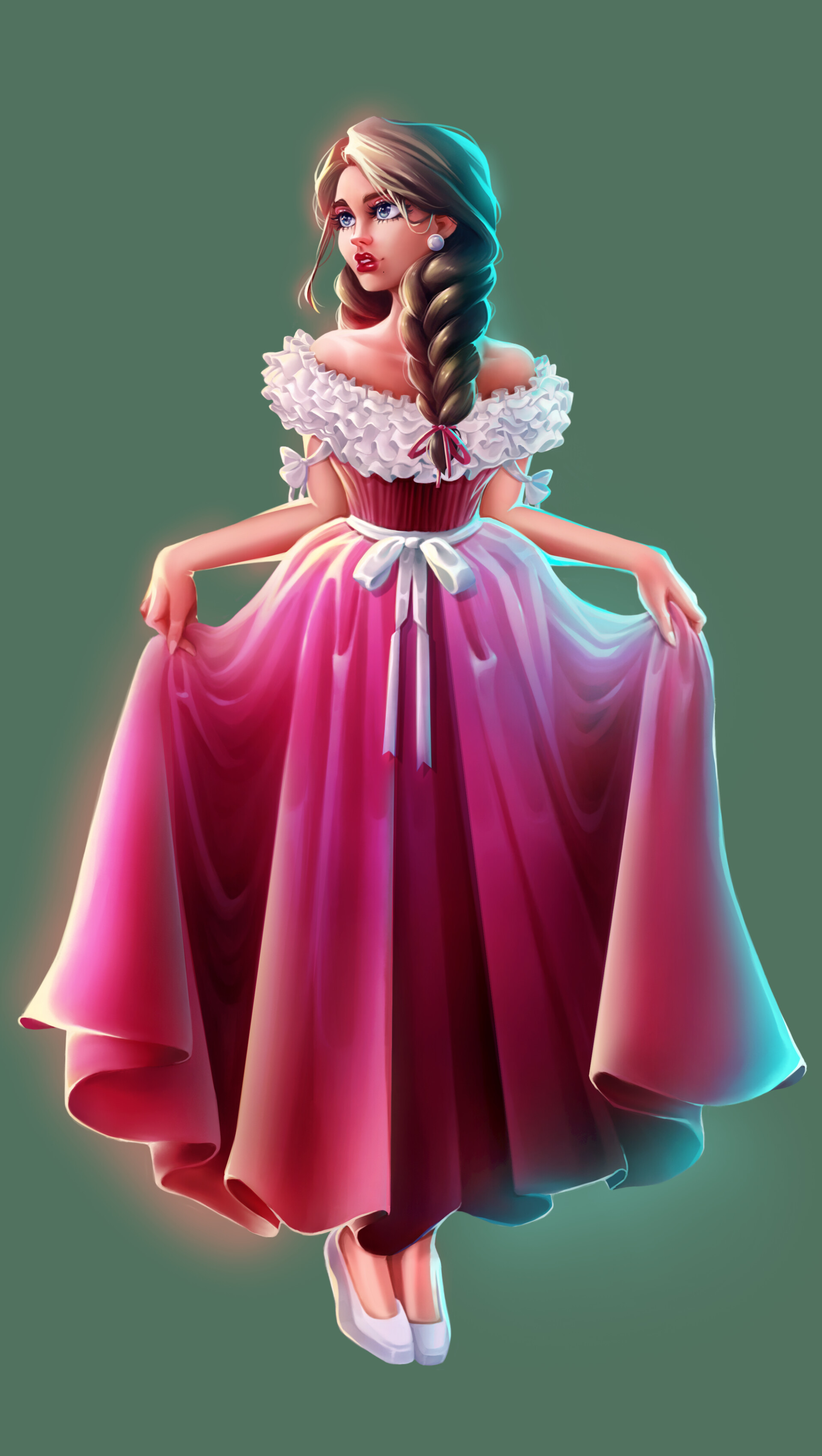 ArtStation - Pink Dress