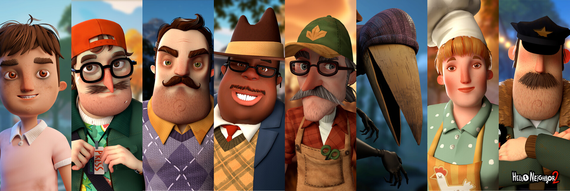 Elena Berezina - Hello Neighbor 2 (Characters)