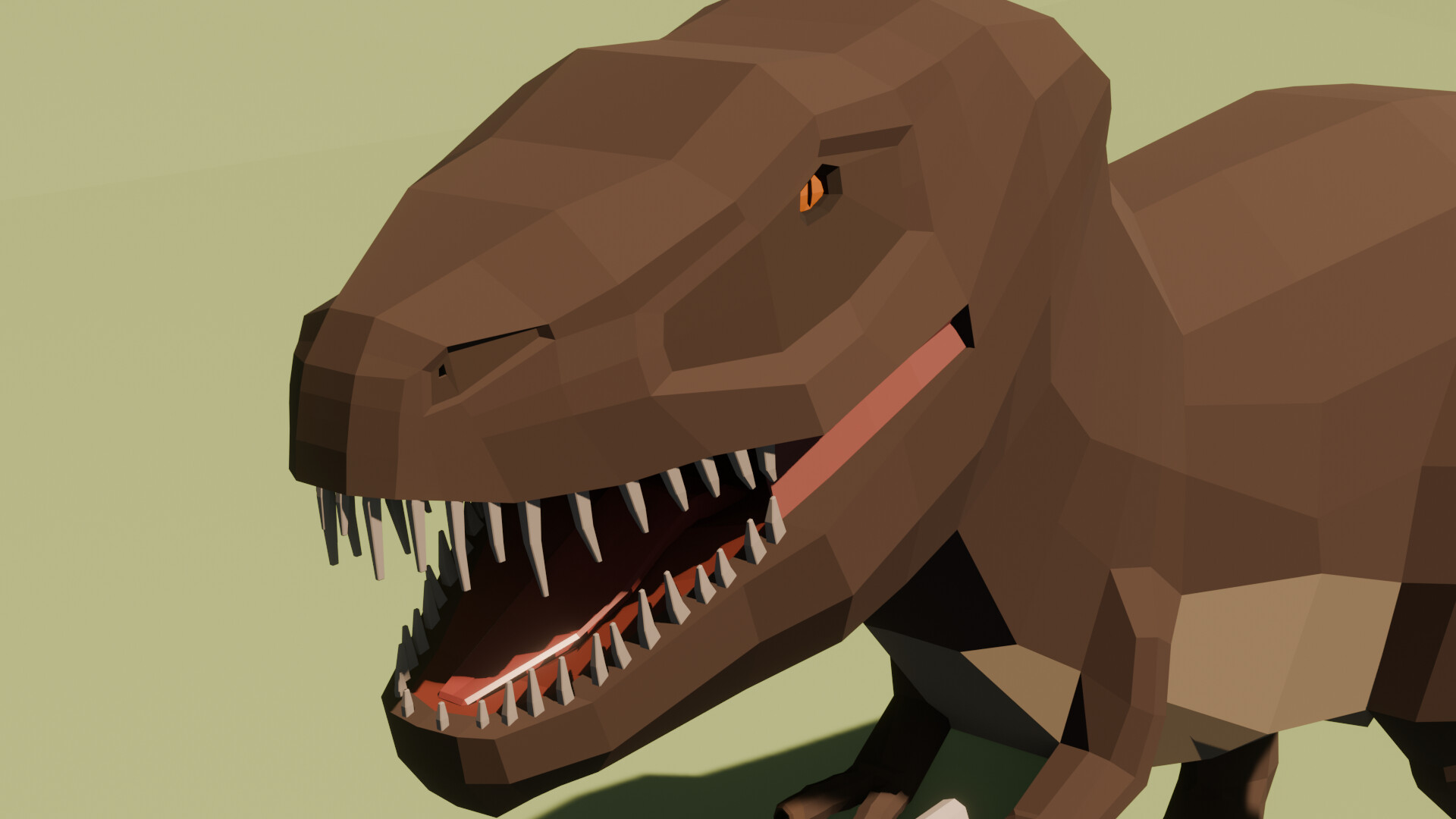 Caleb - Low Poly T Rex