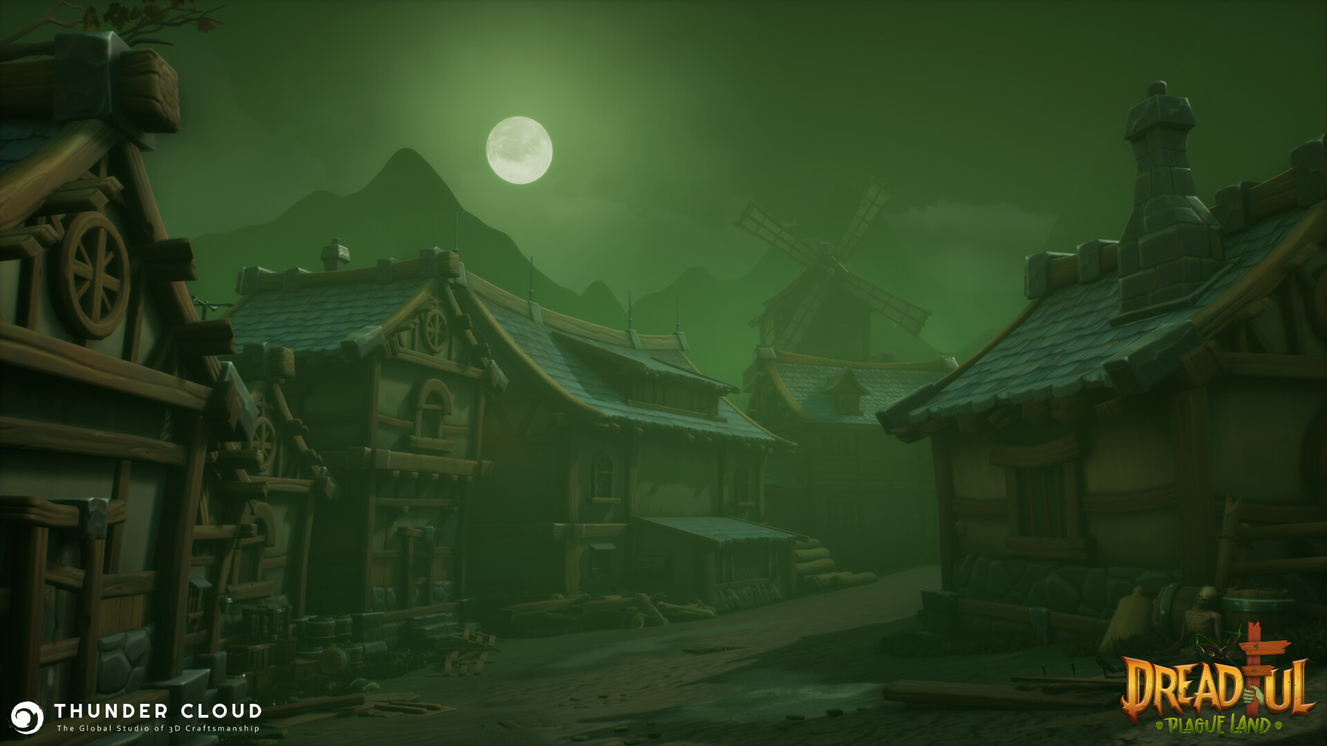 Thunder Cloud Studio - Full ENV and 3D Modular Asset - Dreadful Plague Land (Stylized PBR 3D ...