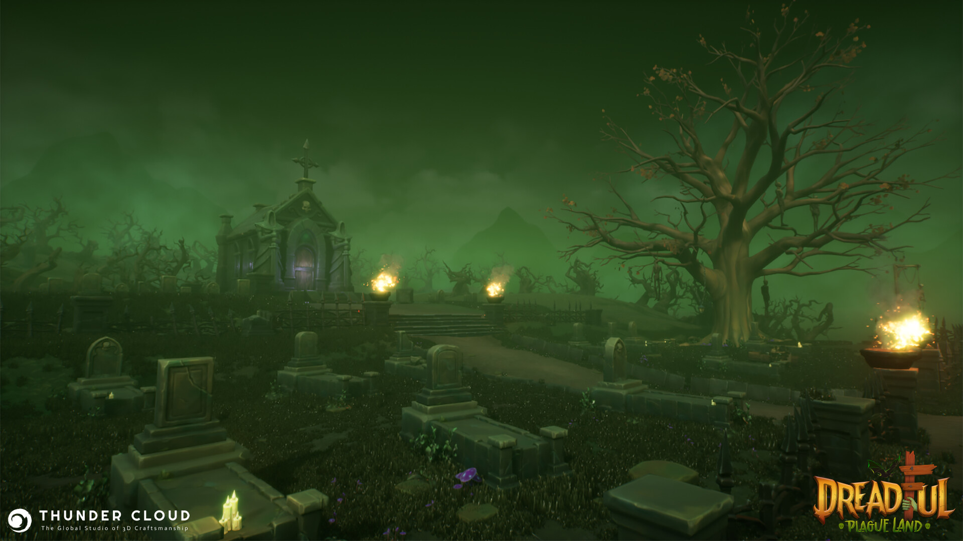 Thunder Cloud Studio - Full ENV and 3D Modular Asset - Dreadful Plague Land (Stylized PBR 3D ...